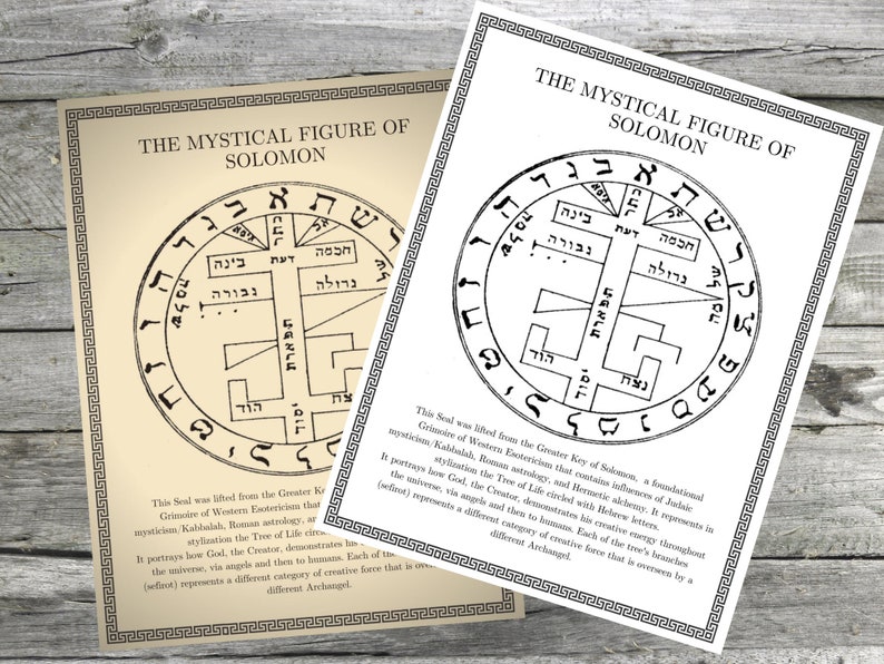 MARS PENTACLES of SOLOMON 7 Plus Mistical Solomon and Pentacle - Etsy