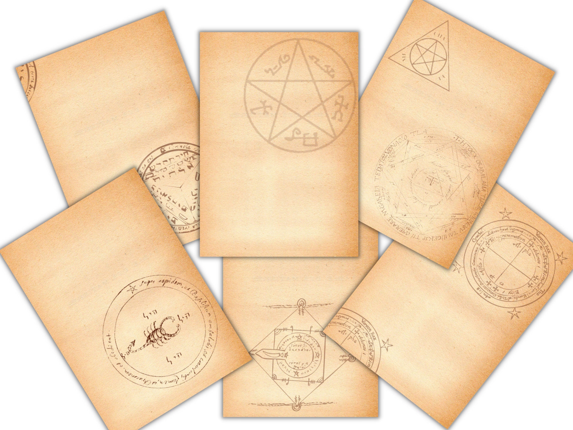 Blank Book of Shadows Printable Pages - Etsy