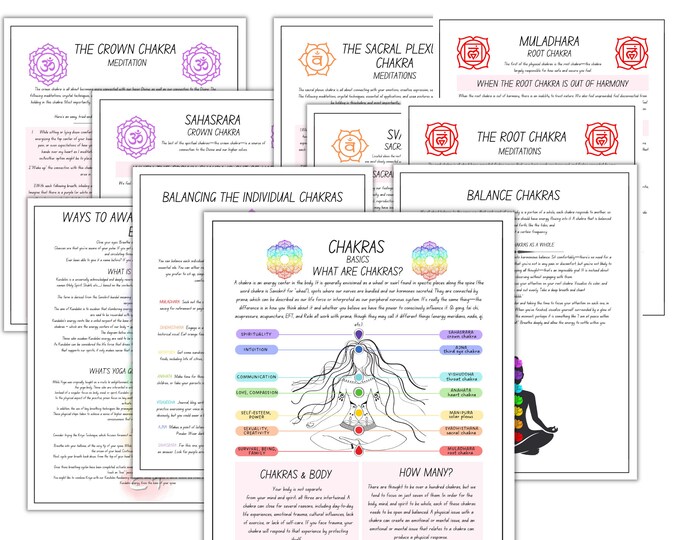 Chakra Chart - Etsy