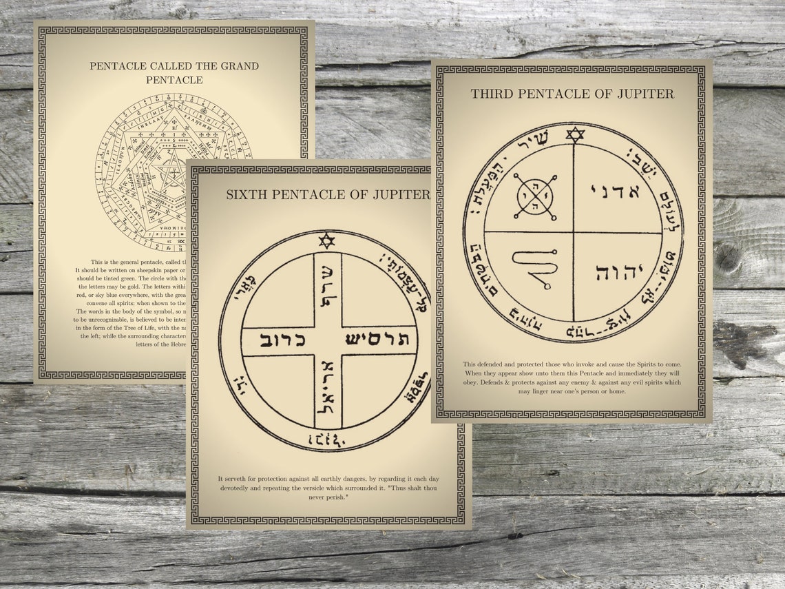 MARS PENTACLES of SOLOMON 7 Plus Mistical Solomon and Pentacle - Etsy