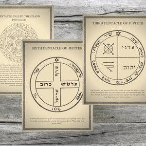 MARS PENTACLES of SOLOMON 7 Plus Mistical Solomon and Pentacle Caled ...