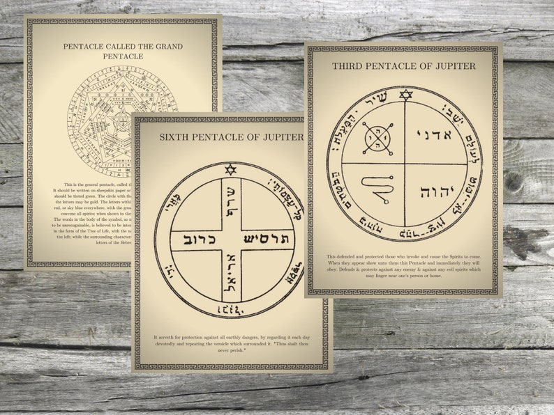 MARS PENTACLES of SOLOMON 7 Plus Mistical Solomon and Pentacle - Etsy