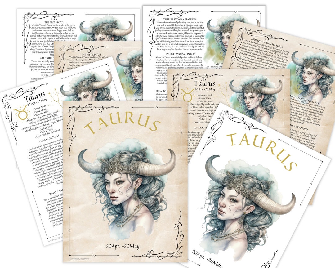 Taurus Zodiac Signs Zodiac Birth Taurus, Astrology Grimoire, Zodiac ...