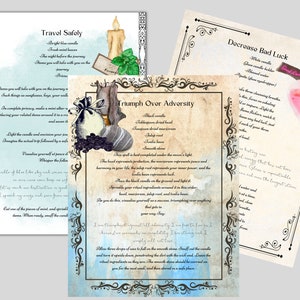 CANDLE SPELL BUNDLE 25 Pages Witchcraft, Witch's Book of Shadows, Baby ...