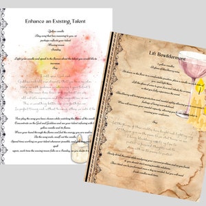 CANDLE SPELL BUNDLE 25 Pages Witchcraft, Witch's Book of Shadows, Baby ...