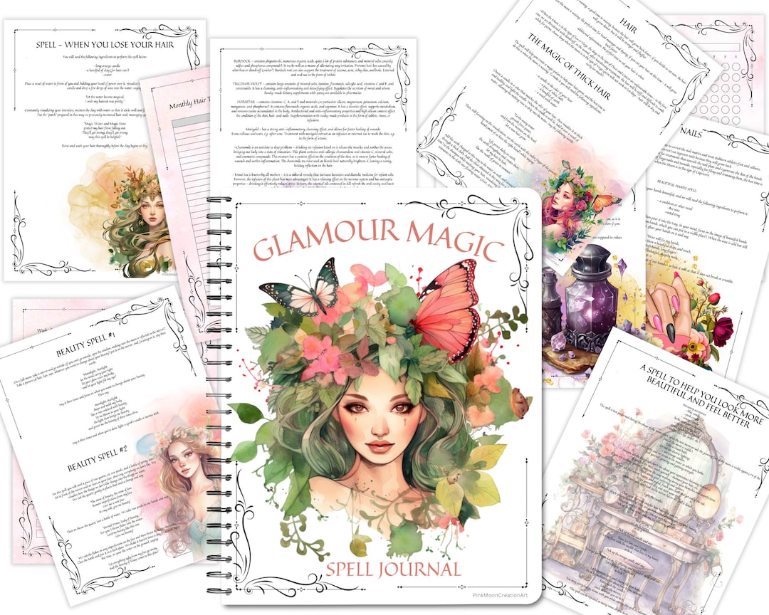 Enchanting Beauty, Glamour Spells Wicca Pages for Baby Witch & Pagan - Etsy
