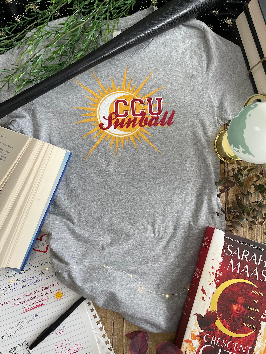 Sunball CCU Game Day Unisex T-shirt | Crescent City Sarah J Maas ...
