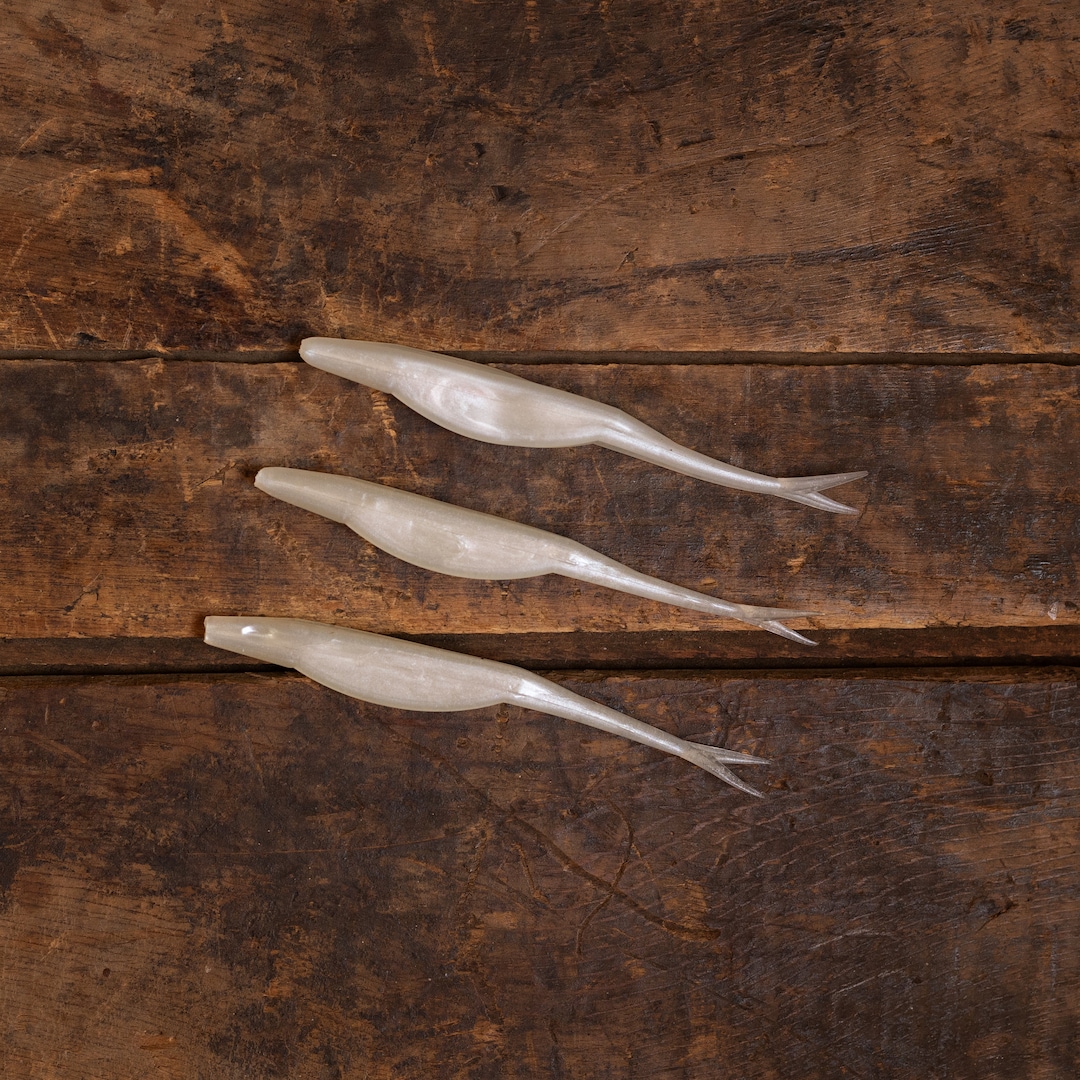5" Pearl Flukes, Soft Plastic Fishing Lures - Etsy
