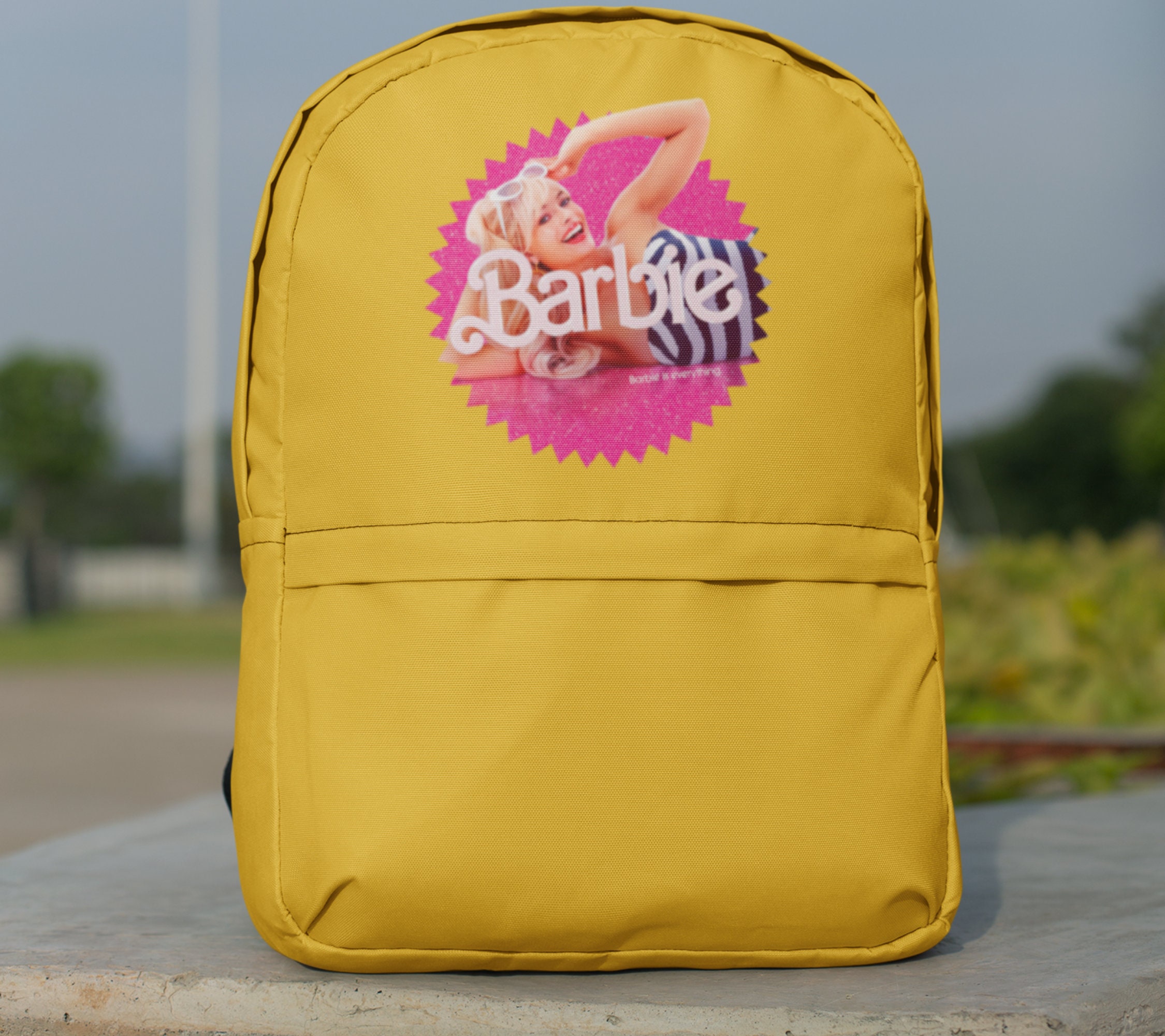 Barbie Backpack, Large Barbie Print Backpack, Barbie Birthday sold by ...