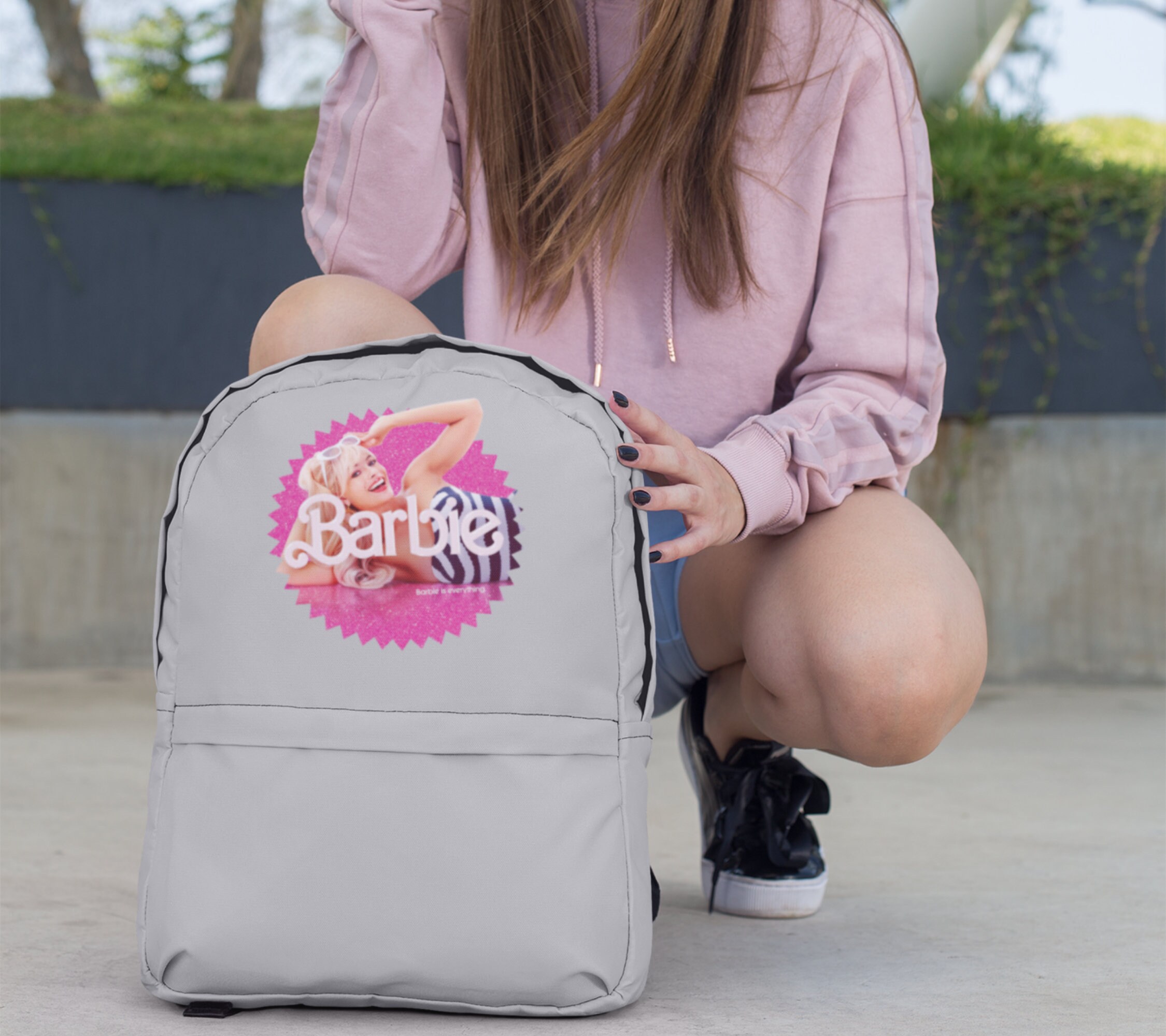 Barbie Backpack, Large Barbie Print Backpack, Barbie Birthday