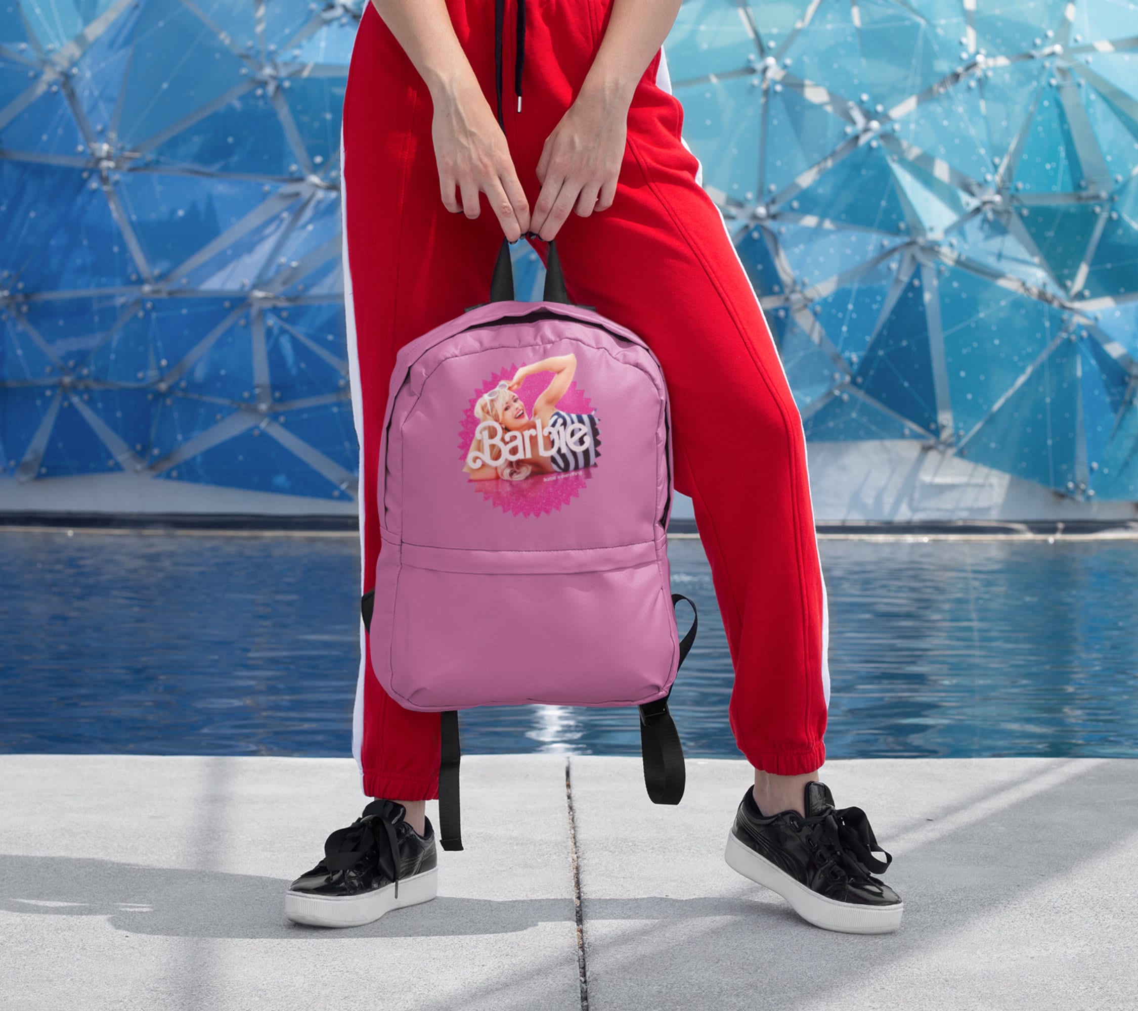 Barbie Backpack, Large Barbie Print Backpack, Barbie Birthday