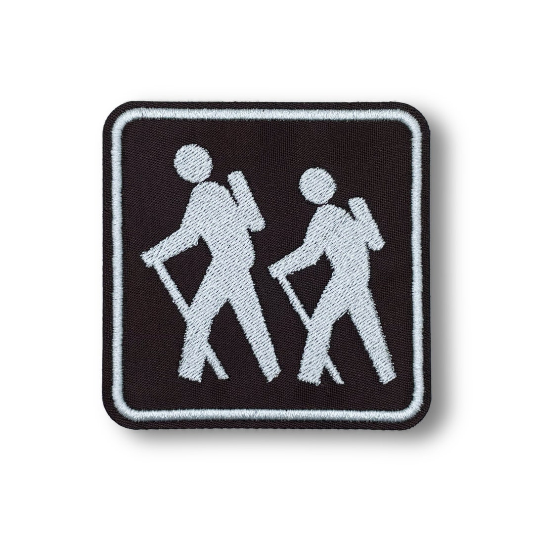 Hiking Trail Road Sign Patch - Etsy