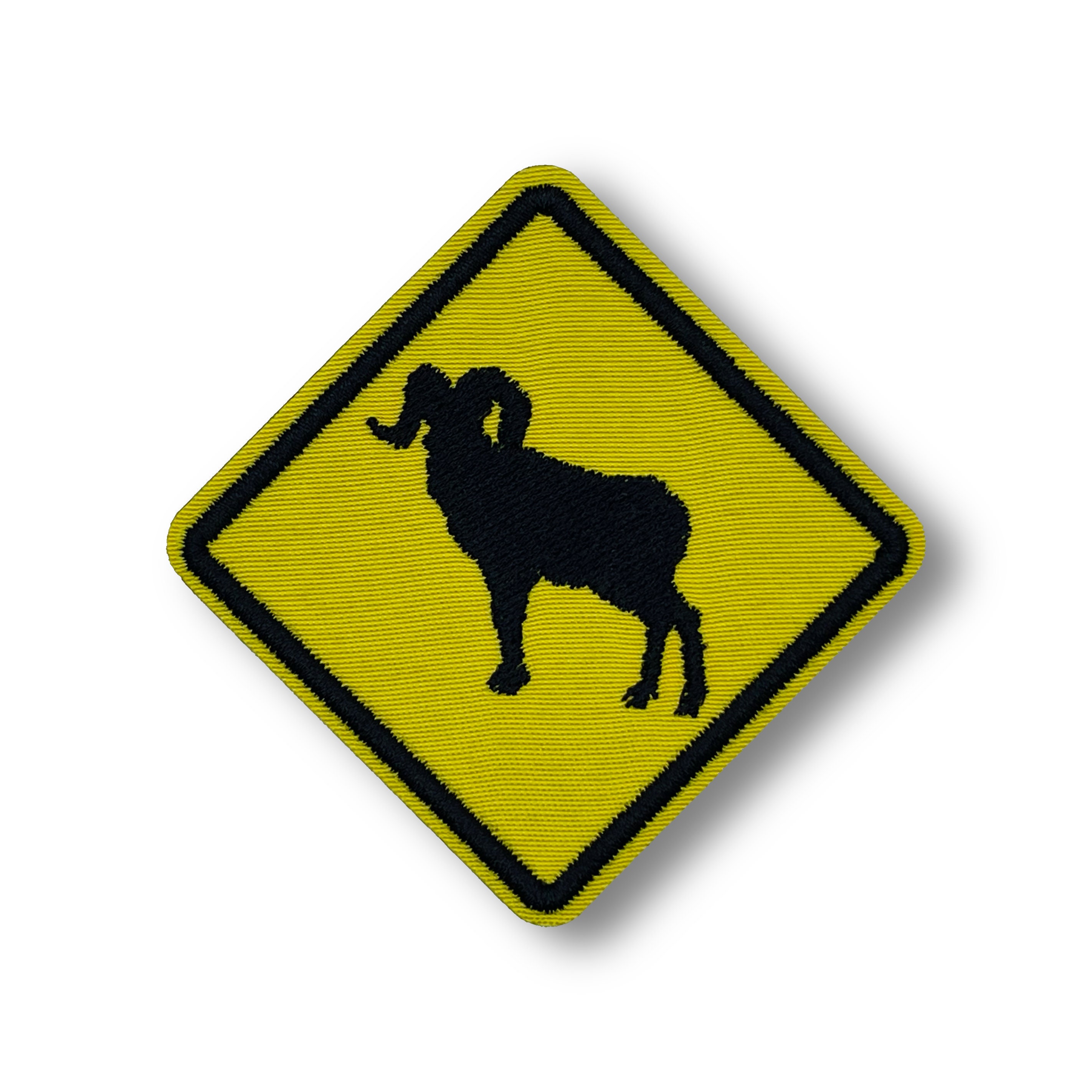 Ram Crossing Road Sign Patch - Etsy