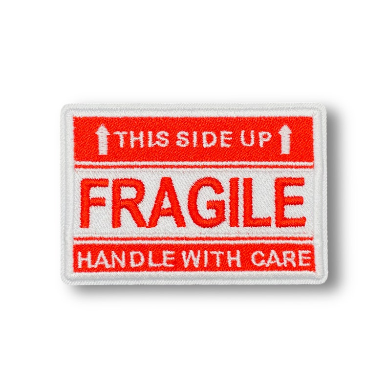 Fragile Handle With Care This Side up Patch - Etsy