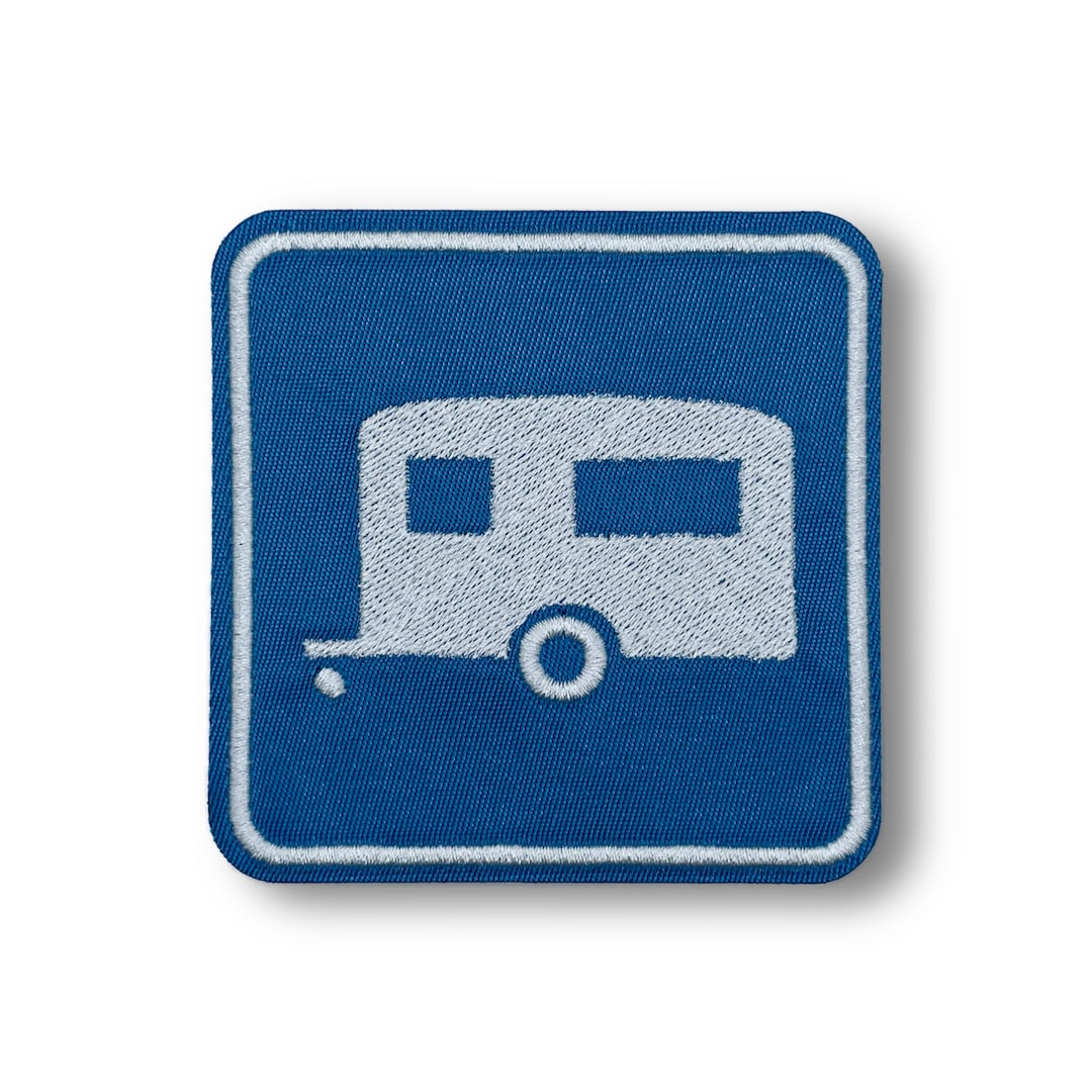 Trailer Camping Road Sign Patch - Etsy