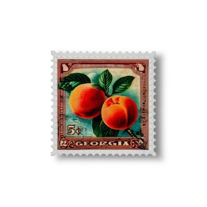 State Postage Stamp Patch | Georgia - Etsy