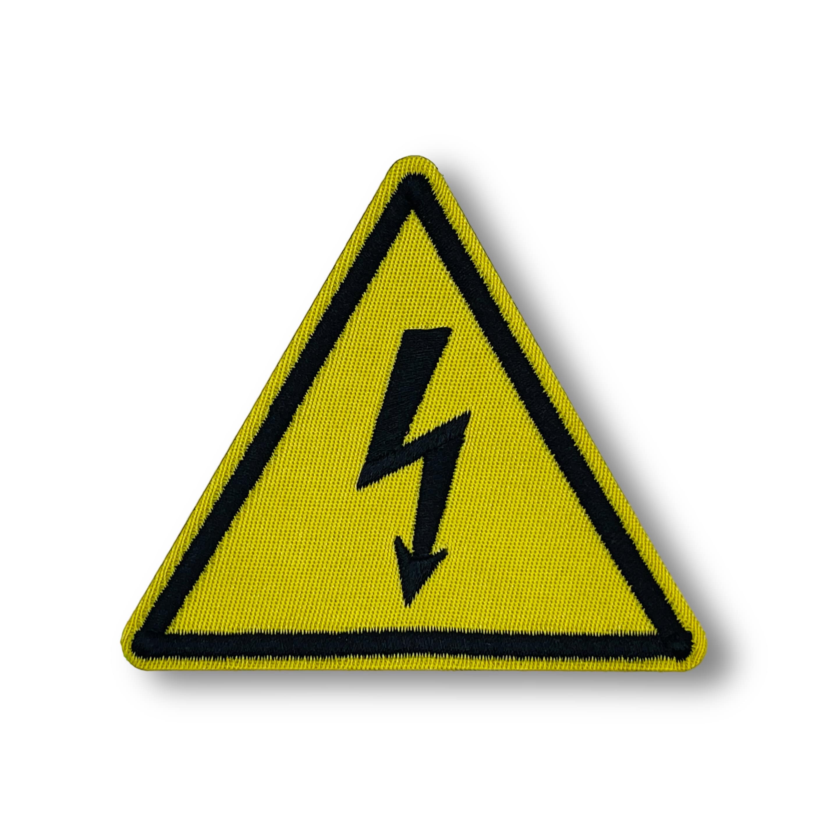 Electricity Warning Sign Patch - Etsy
