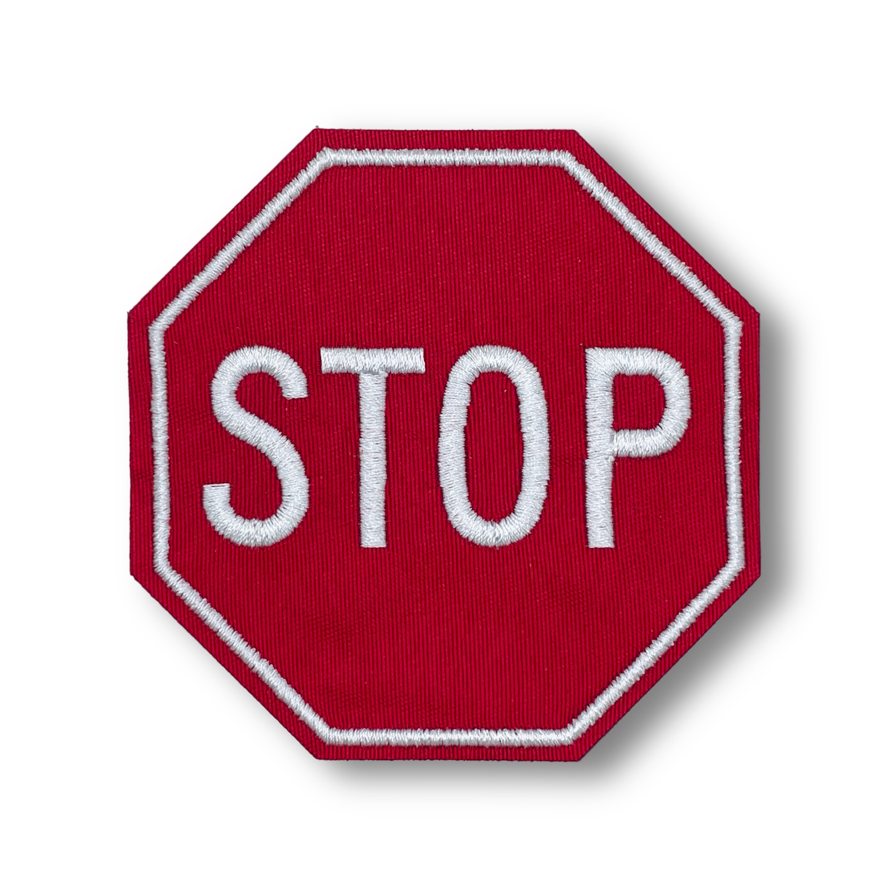 Stop Sign Road Sign Patch - Etsy