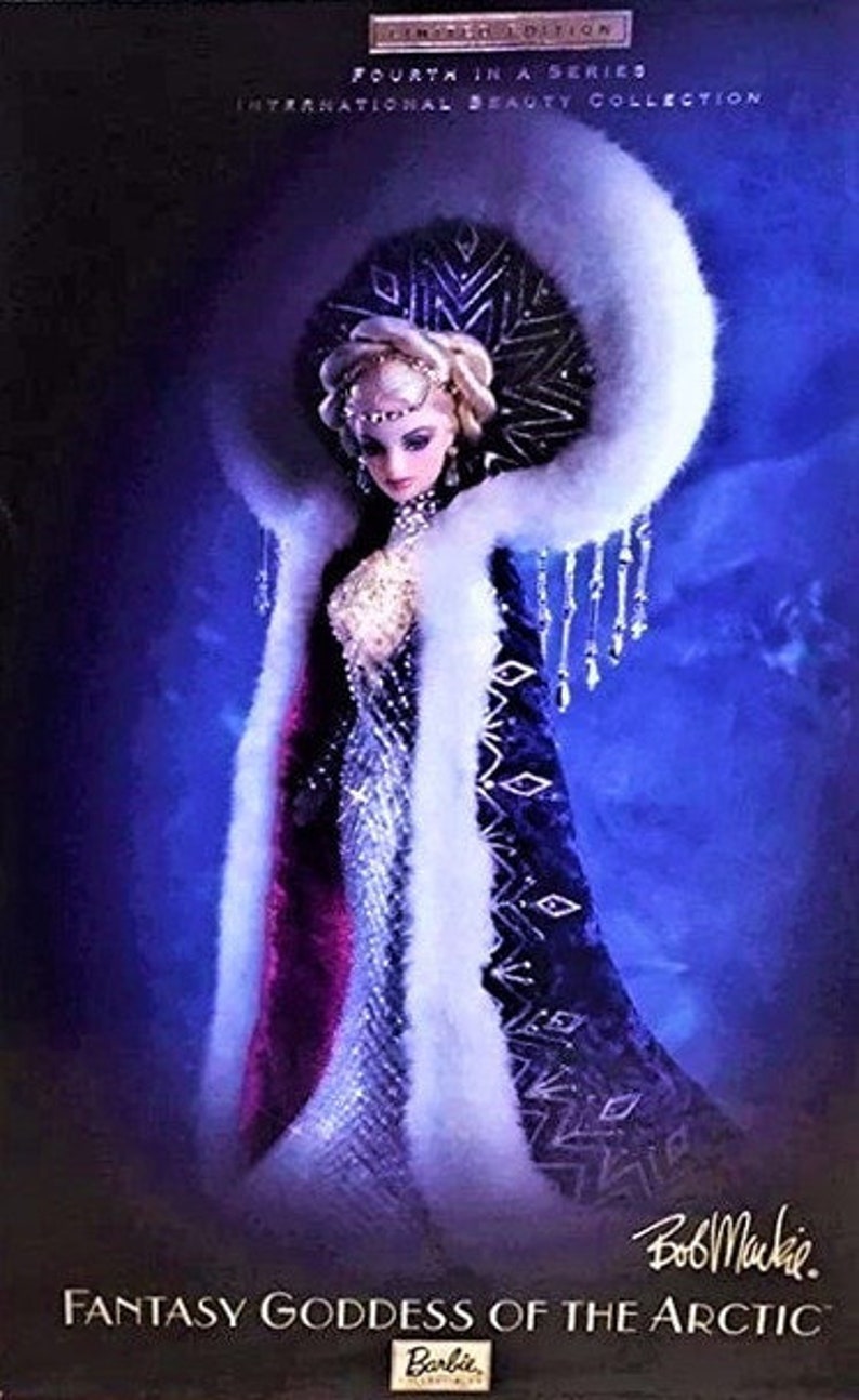 Barbie Fantasy Goddess Of The Arctic Designed By Bob Mackie Etsy