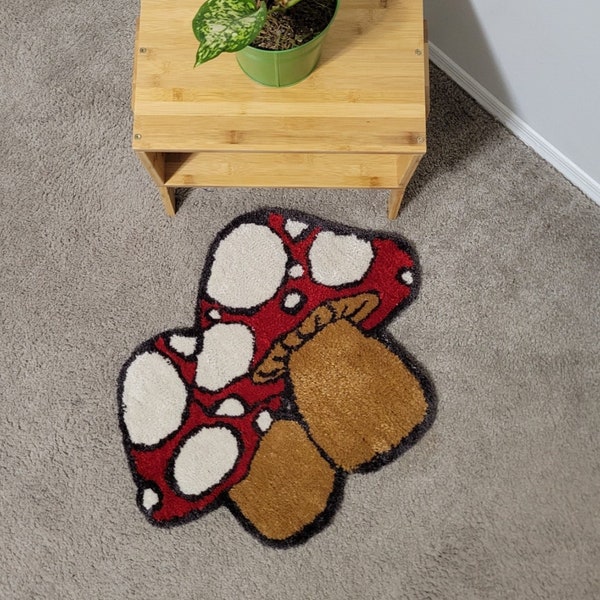 Mushroom Rug - Buy Online - Etsy