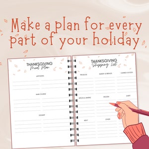 Thanksgiving Planner Printable Thanksgiving Planner - Etsy