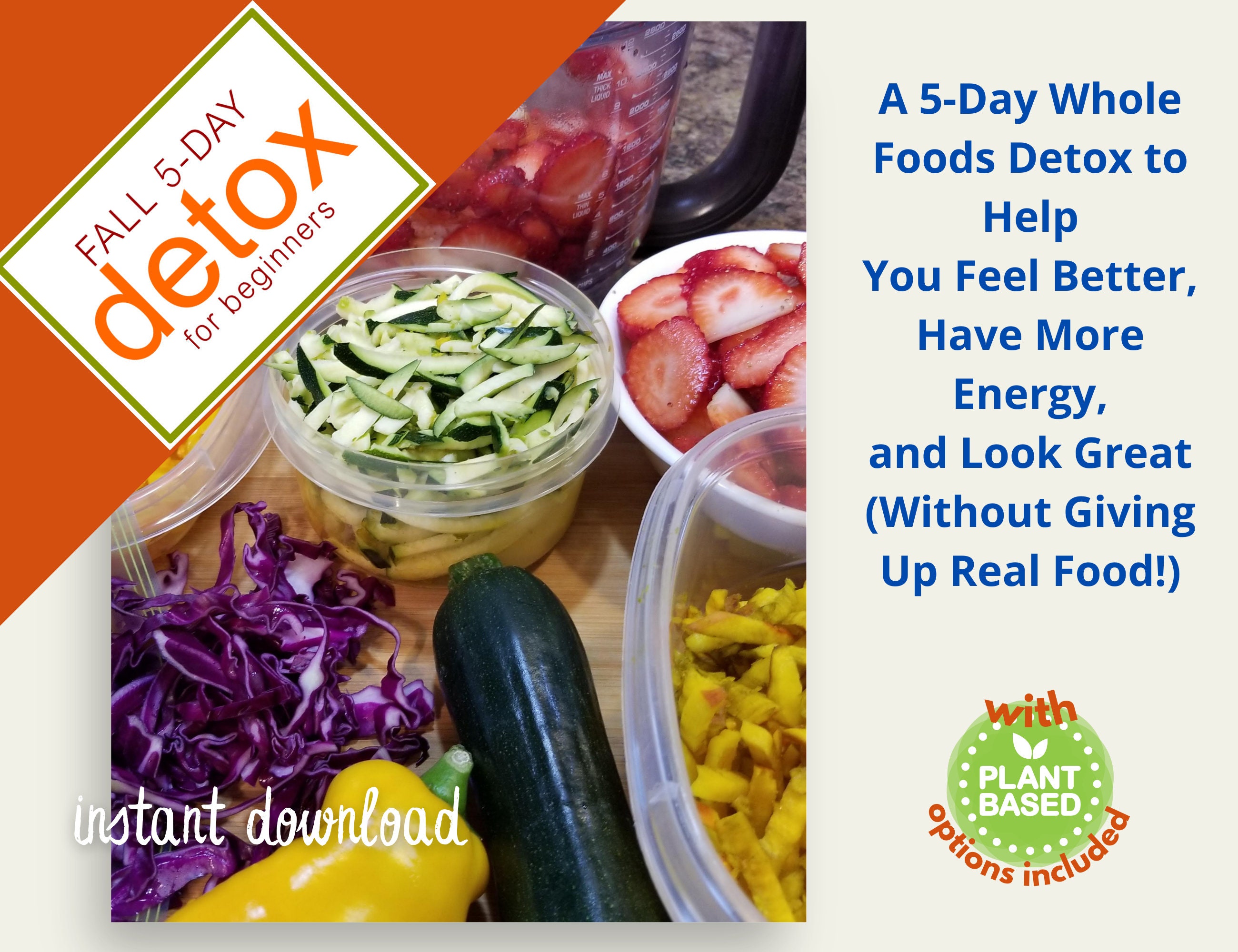Fall 5-day Detox Program for Beginners | Instant Download | Weight Loss ...