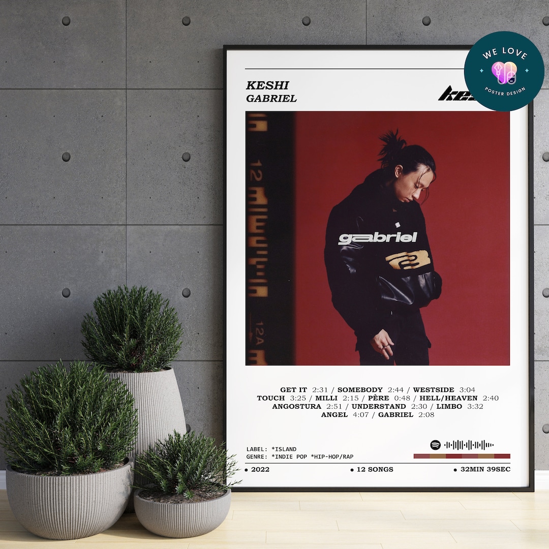 Keshi Gabriel Album Poster / Keshi Poster / Album Cover - Etsy Australia