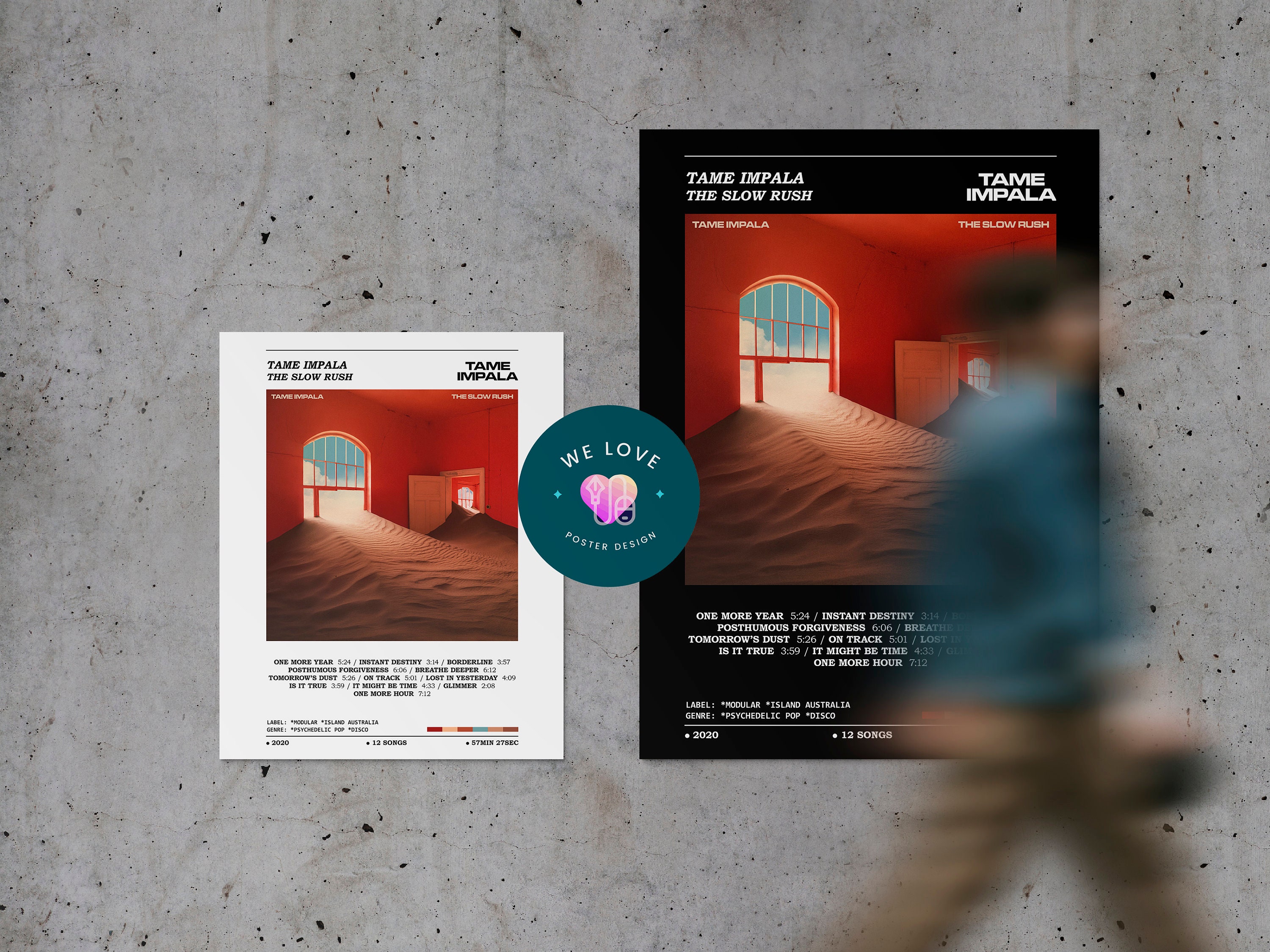 Tame Impala - The Slow Rush Album Poster / Tame Impala Poster