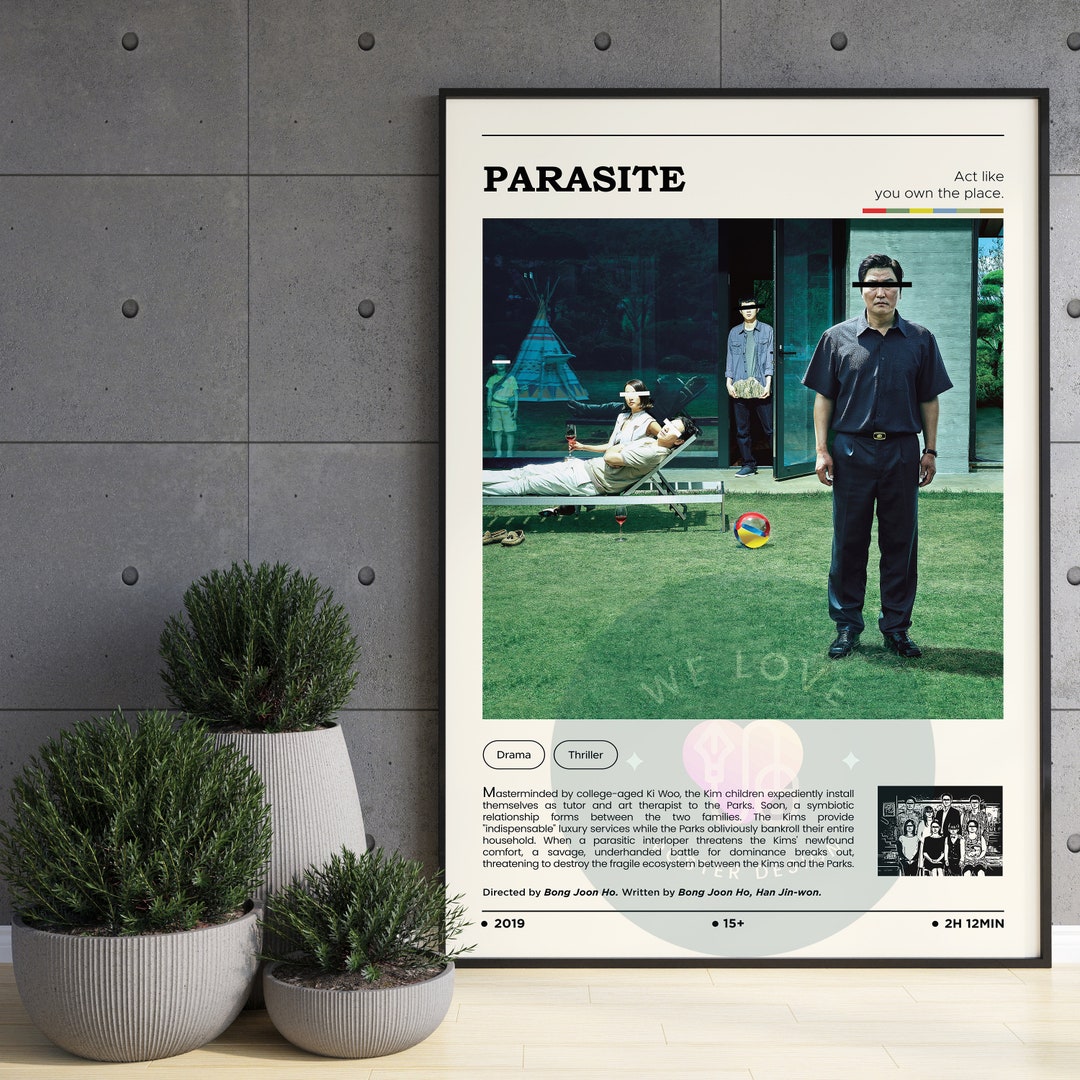Parasite Movie Poster / Parasite Poster / Modern Art Print / - Etsy