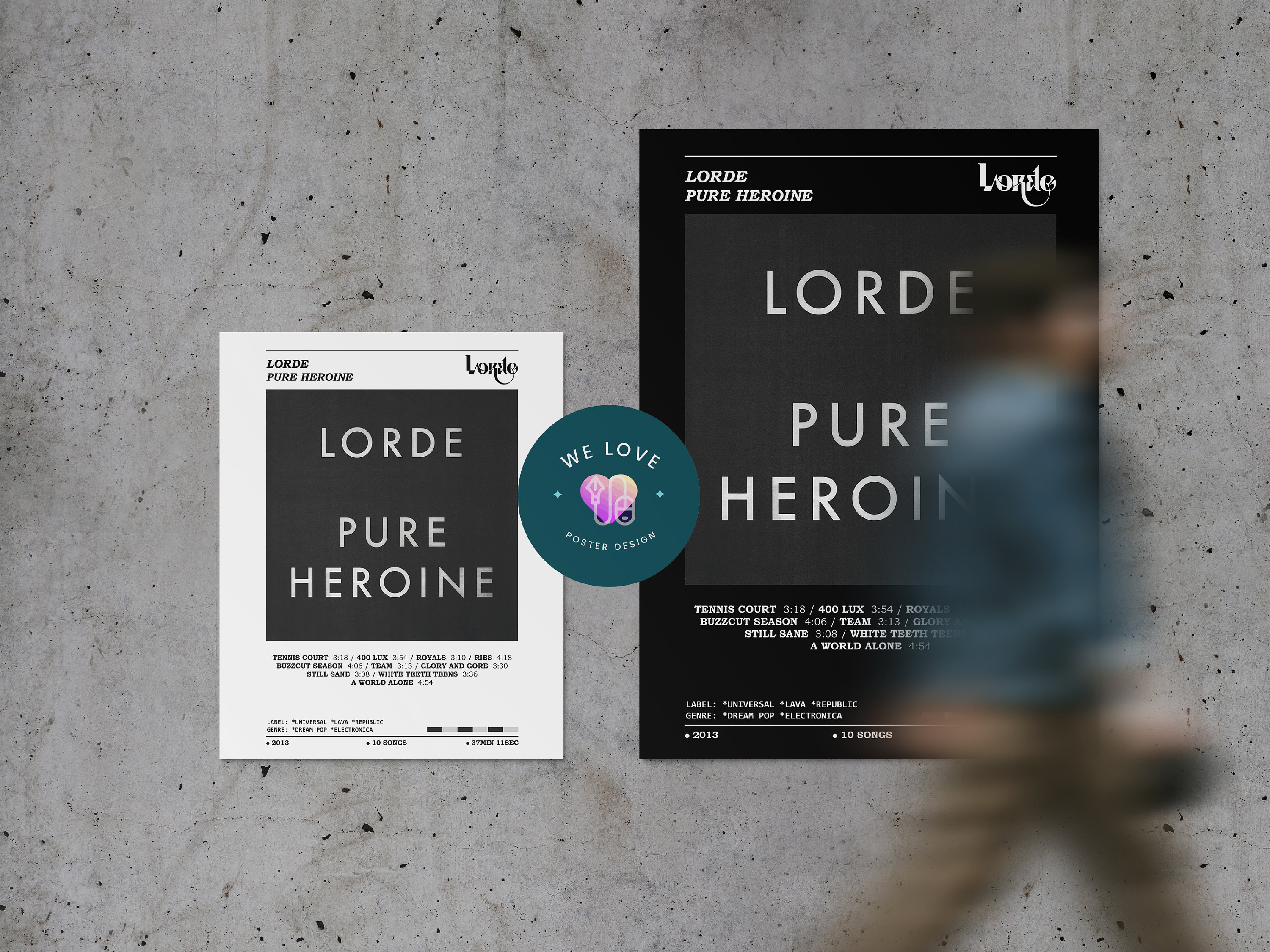 Lorde Album Cover Pure Heroine