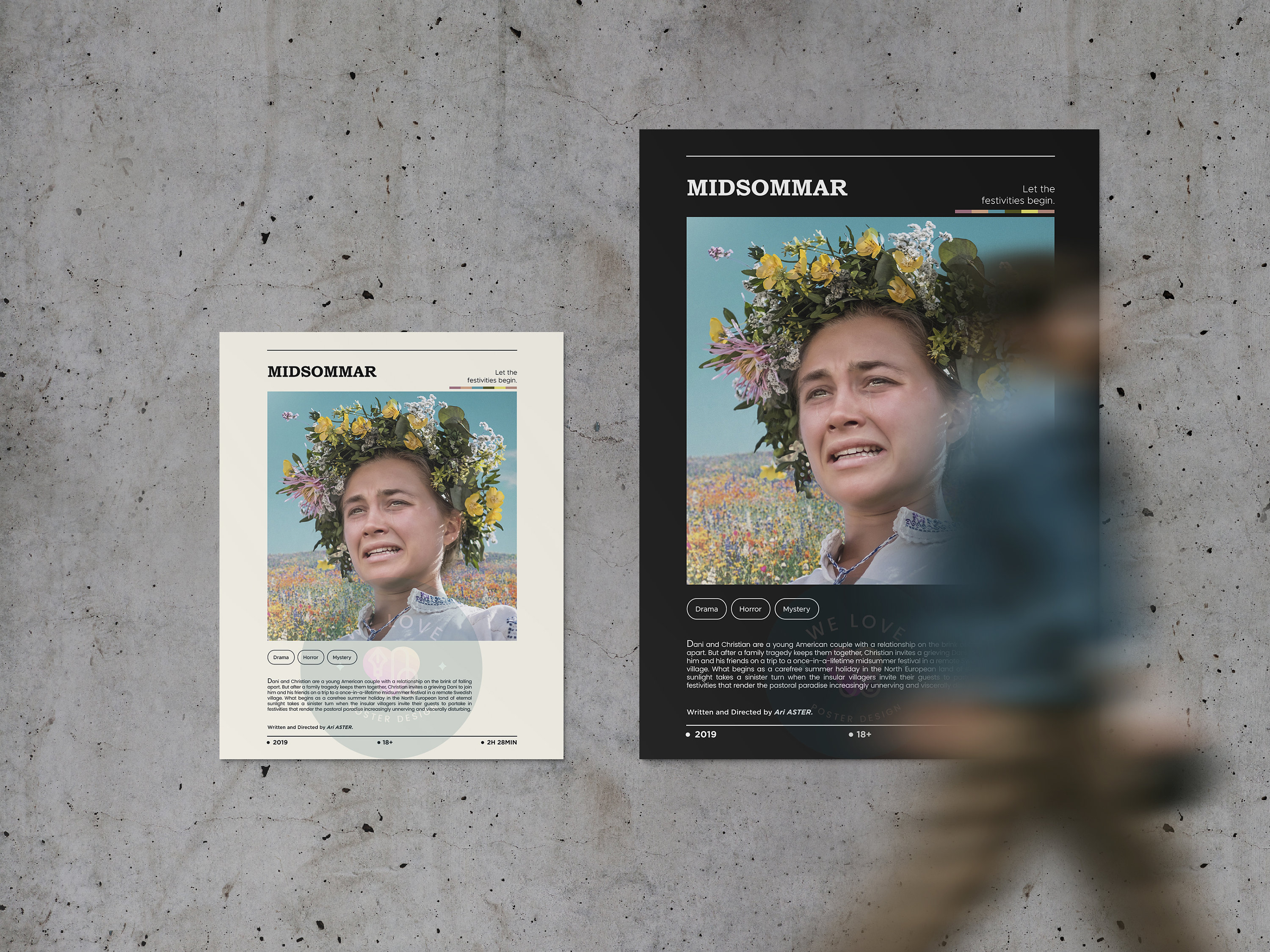Midsommar Movie Poster / Midsommar Poster / Modern Art Print / Print ...
