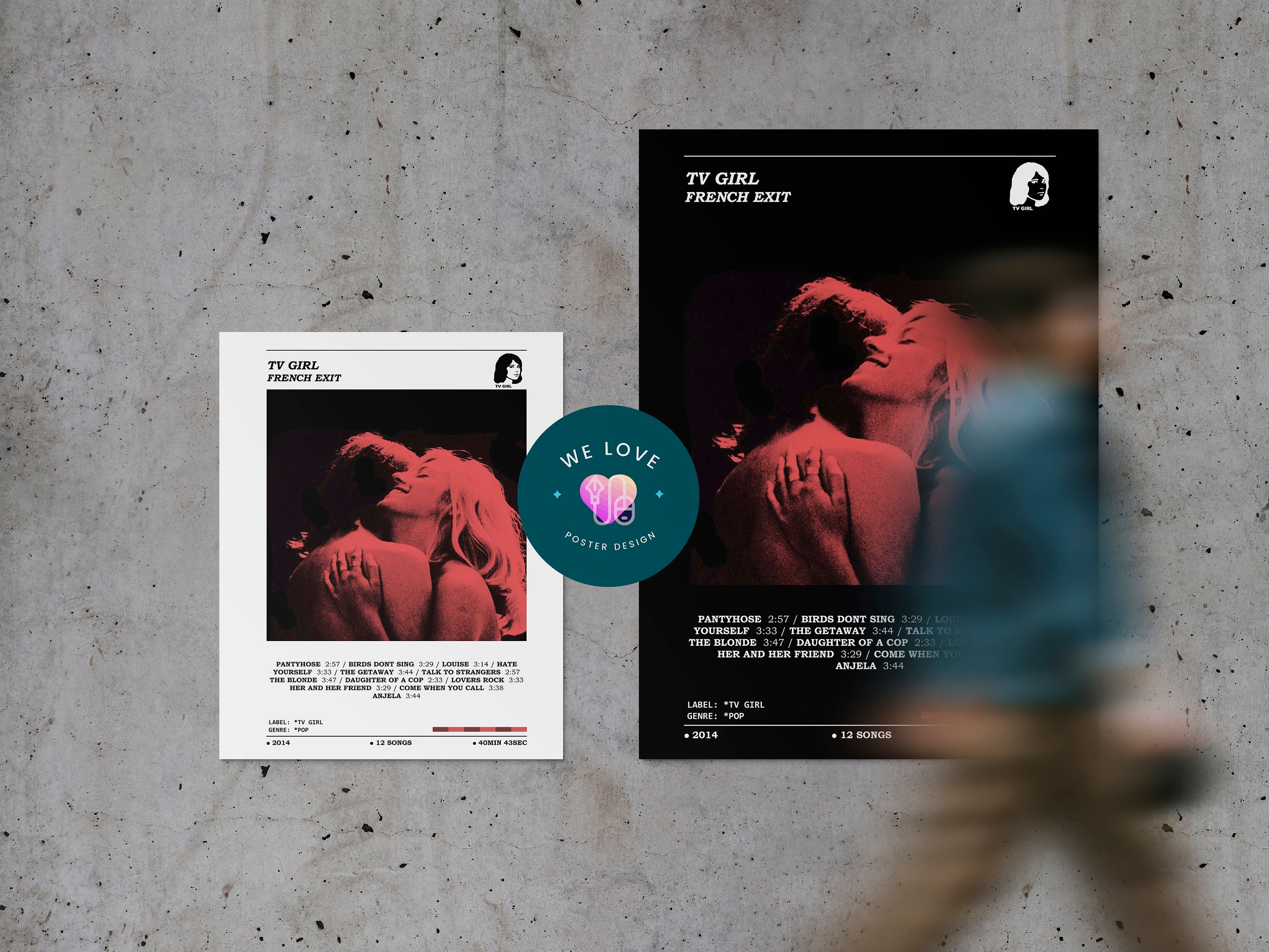 TV Girl - French Exit Album Poster / Tv Girl Poster sold by Chartered ...