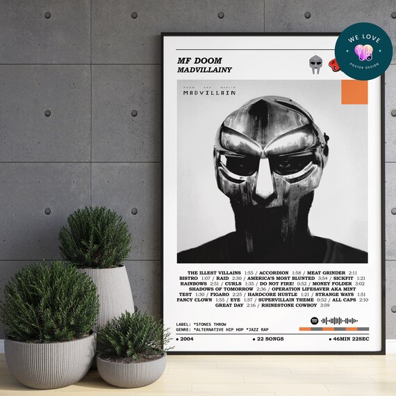 Madvillain MF DOOM MadLib Madvillainy Album Artwork For, 42% OFF