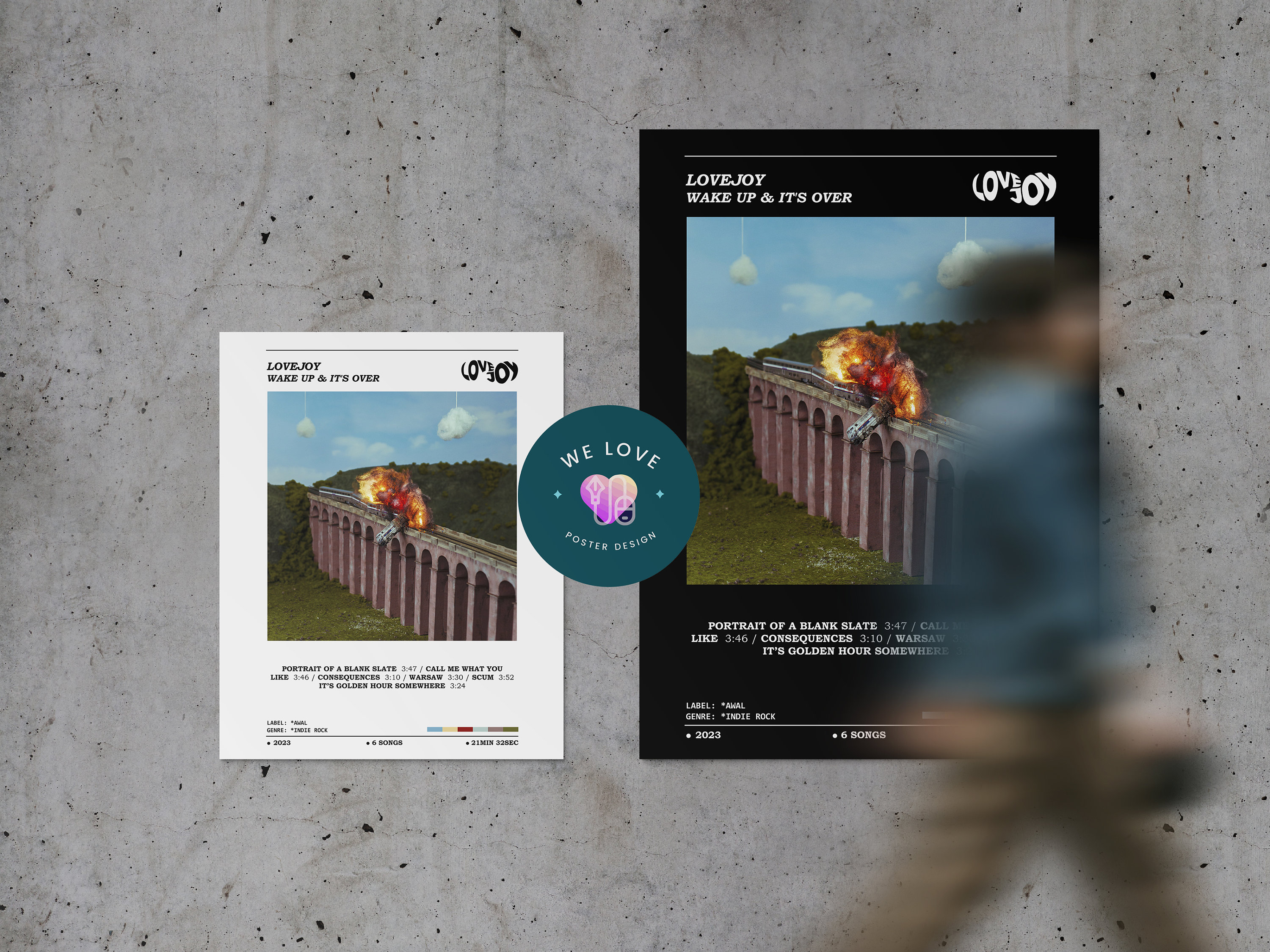 Lovejoy Wake up & It's Over Album Poster / Lovejoy - Etsy