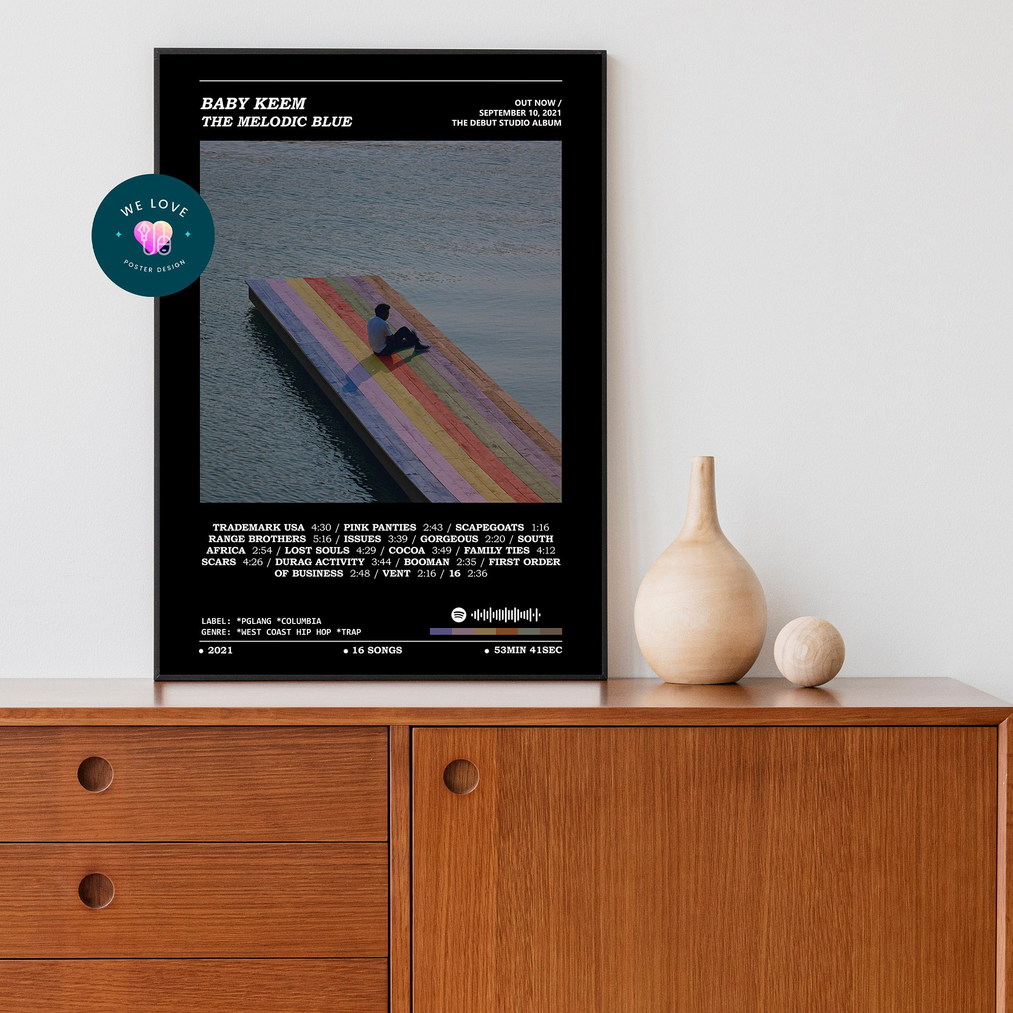 Baby Keem - The Melodic Blue Album Poster sold by Darren Lim | SKU ...