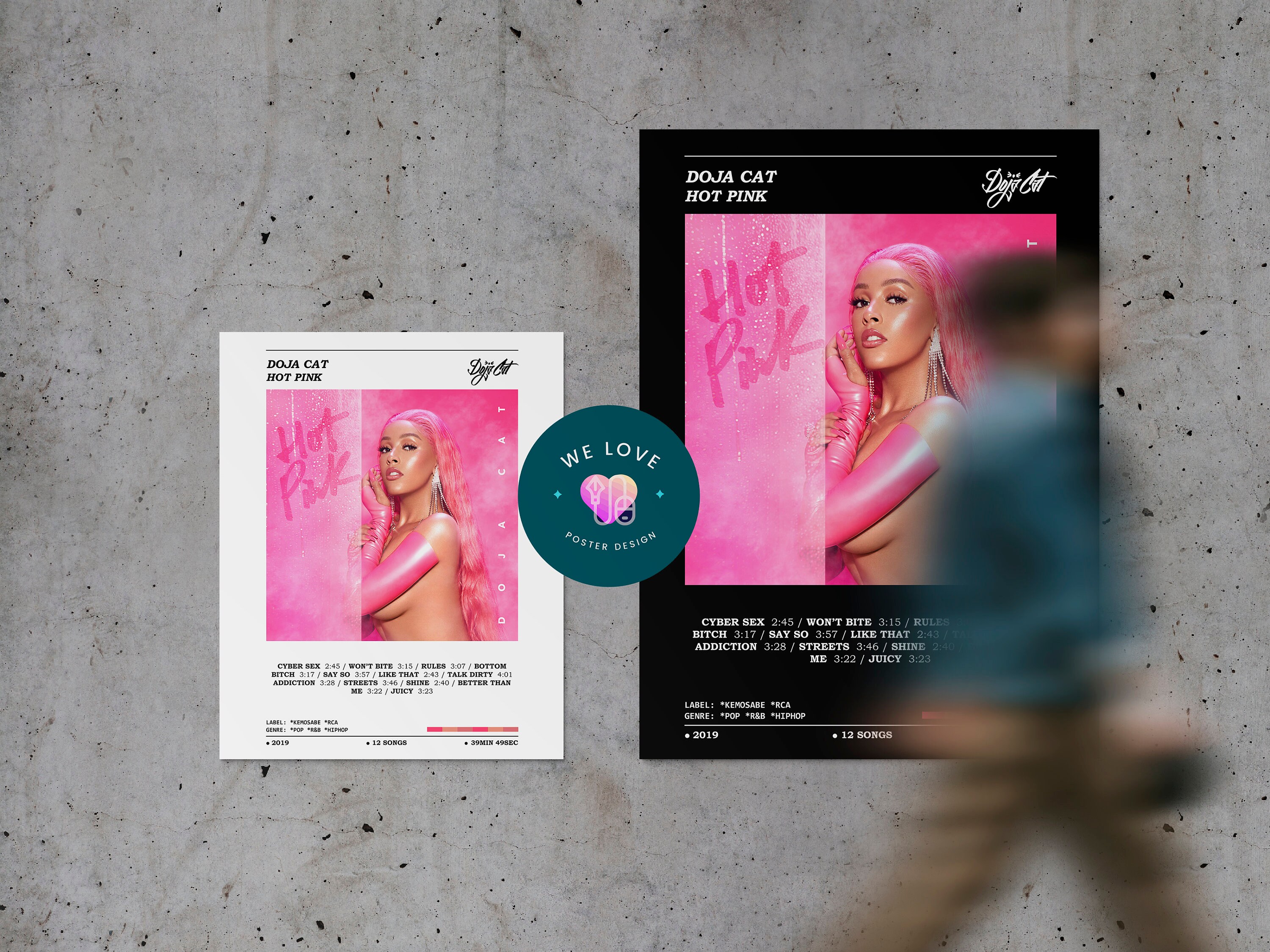 Doja Cat Hot Pink Album Poster Doja Cat Poster Album Cover Poster Sold By Cabdullaahi
