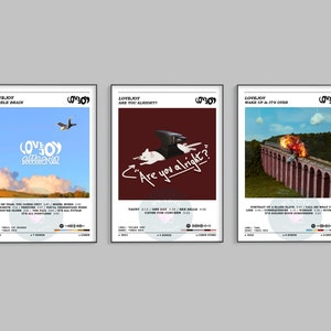 Set of 3 Lovejoy Poster / Lovejoy Poster / Album Cover Poster - Etsy