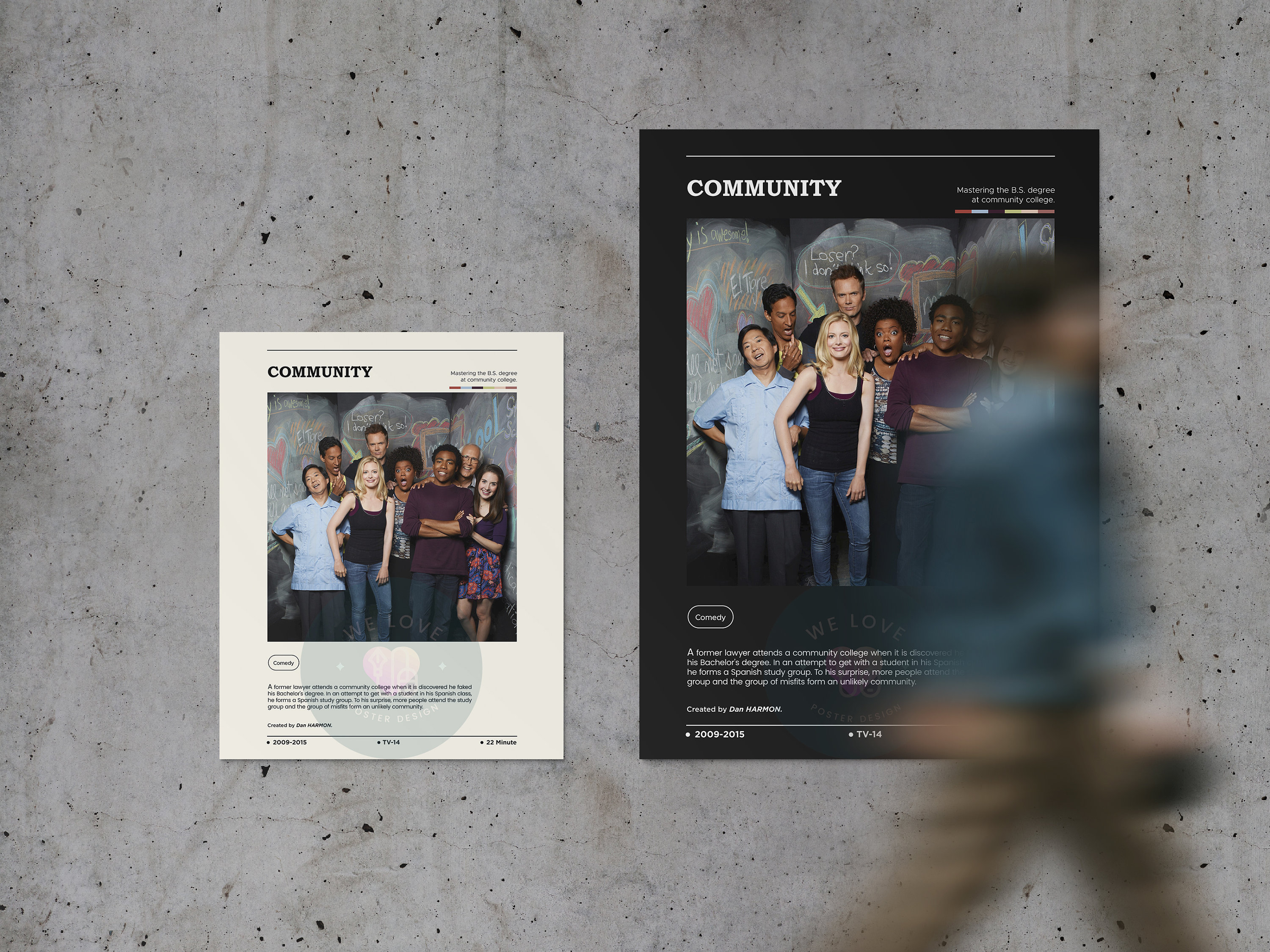 Community Tv Show Poster / Community Poster / Tv Show Print / Tv Series ...