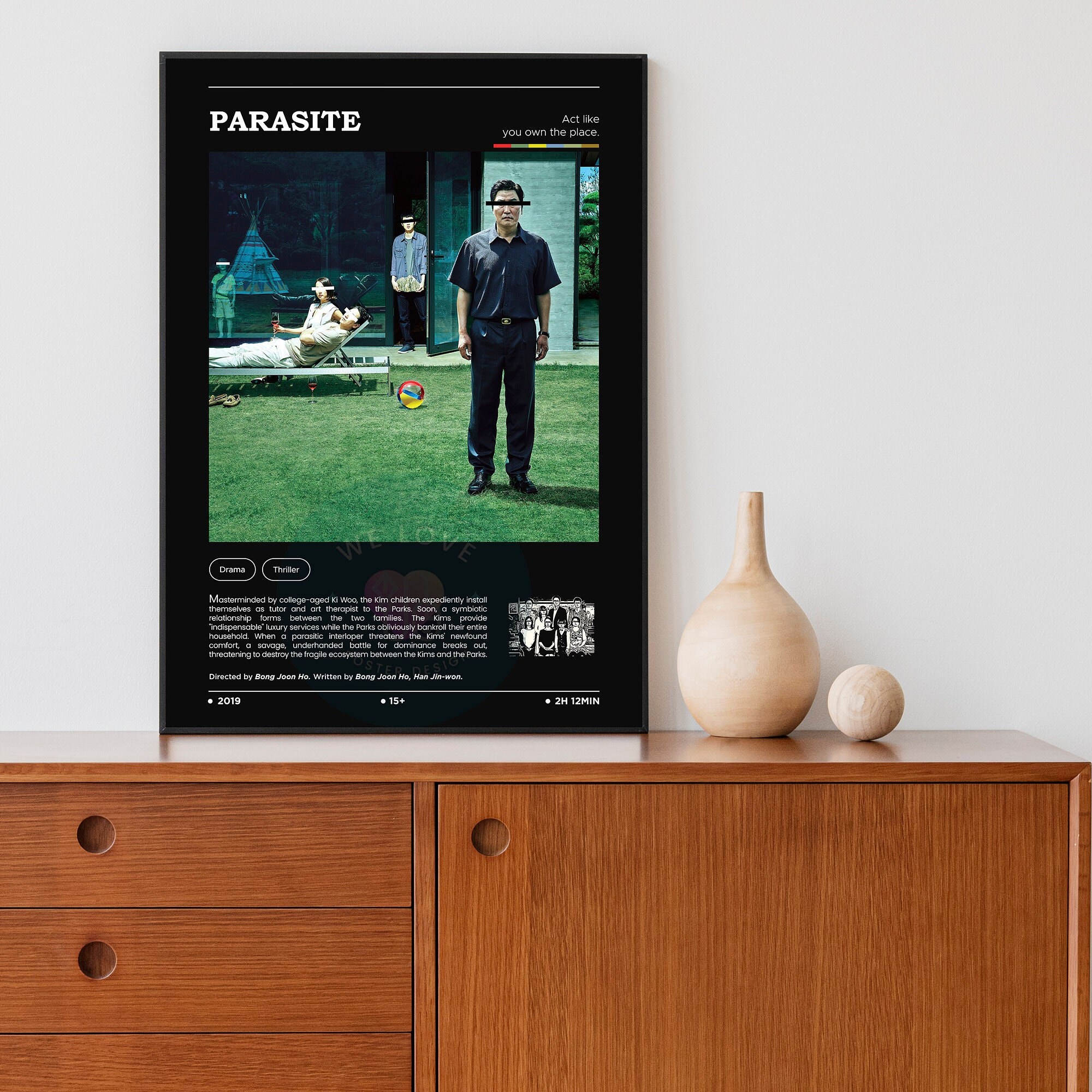 Parasite Movie Poster / Parasite Poster / Modern Art Print / - Etsy