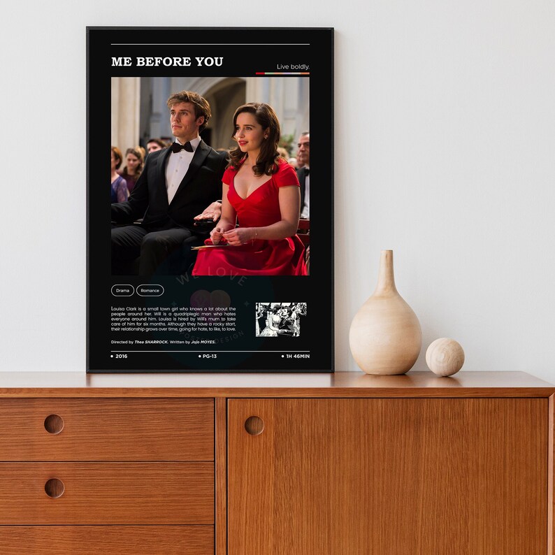 Me Before You Movie Poster / Me Before You Poster / Modern Art - Etsy