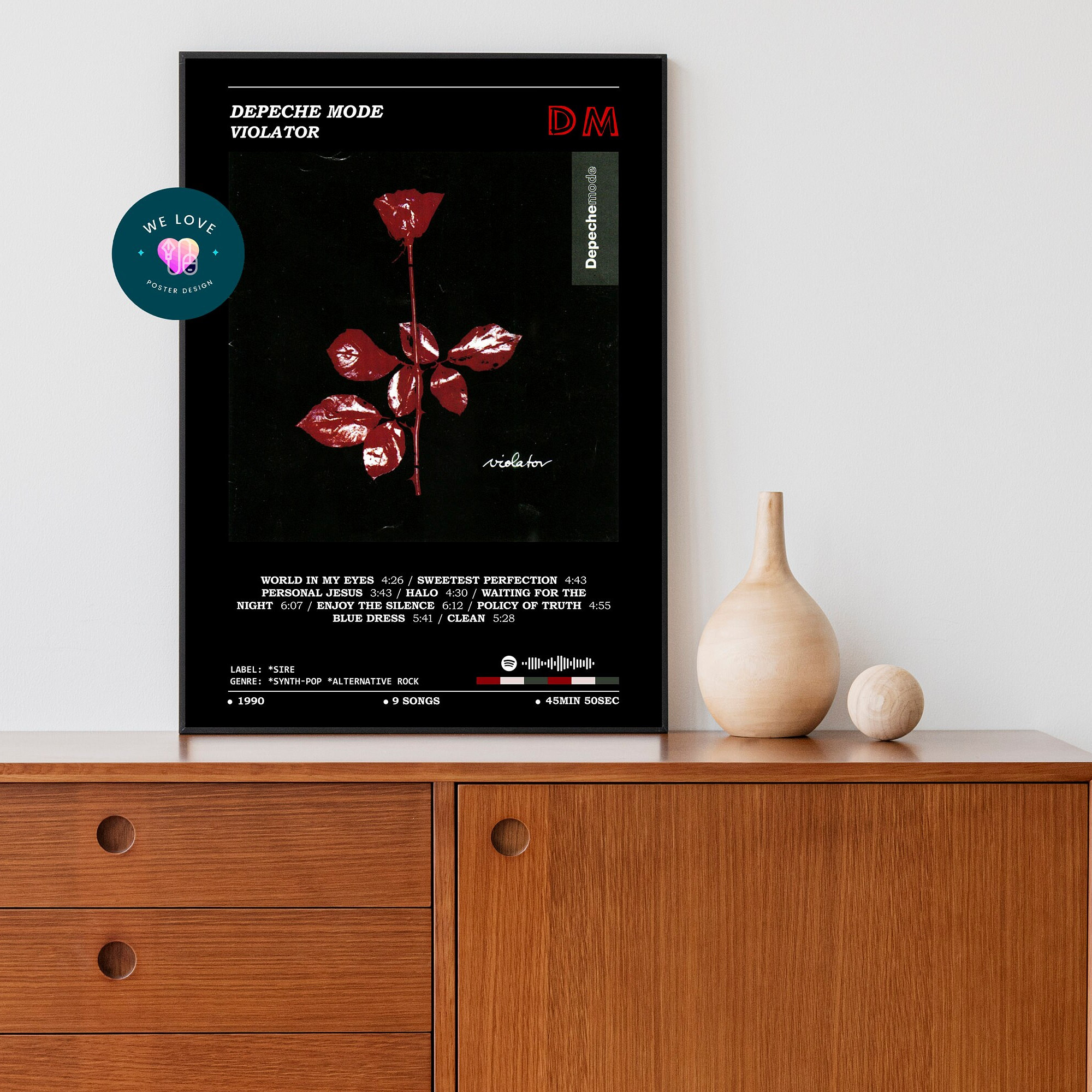 Depeche Mode Violator Album Poster vendido por Maria Mikhalskaya | SKU ...