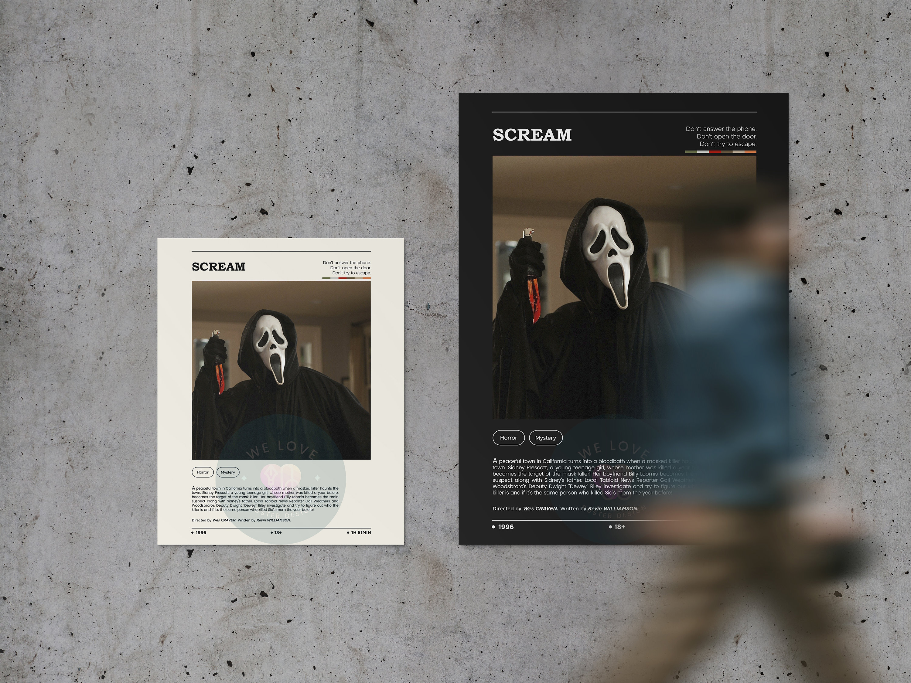 Scream Movie Poster / Scream Poster / Modern Art Print / Print - Etsy