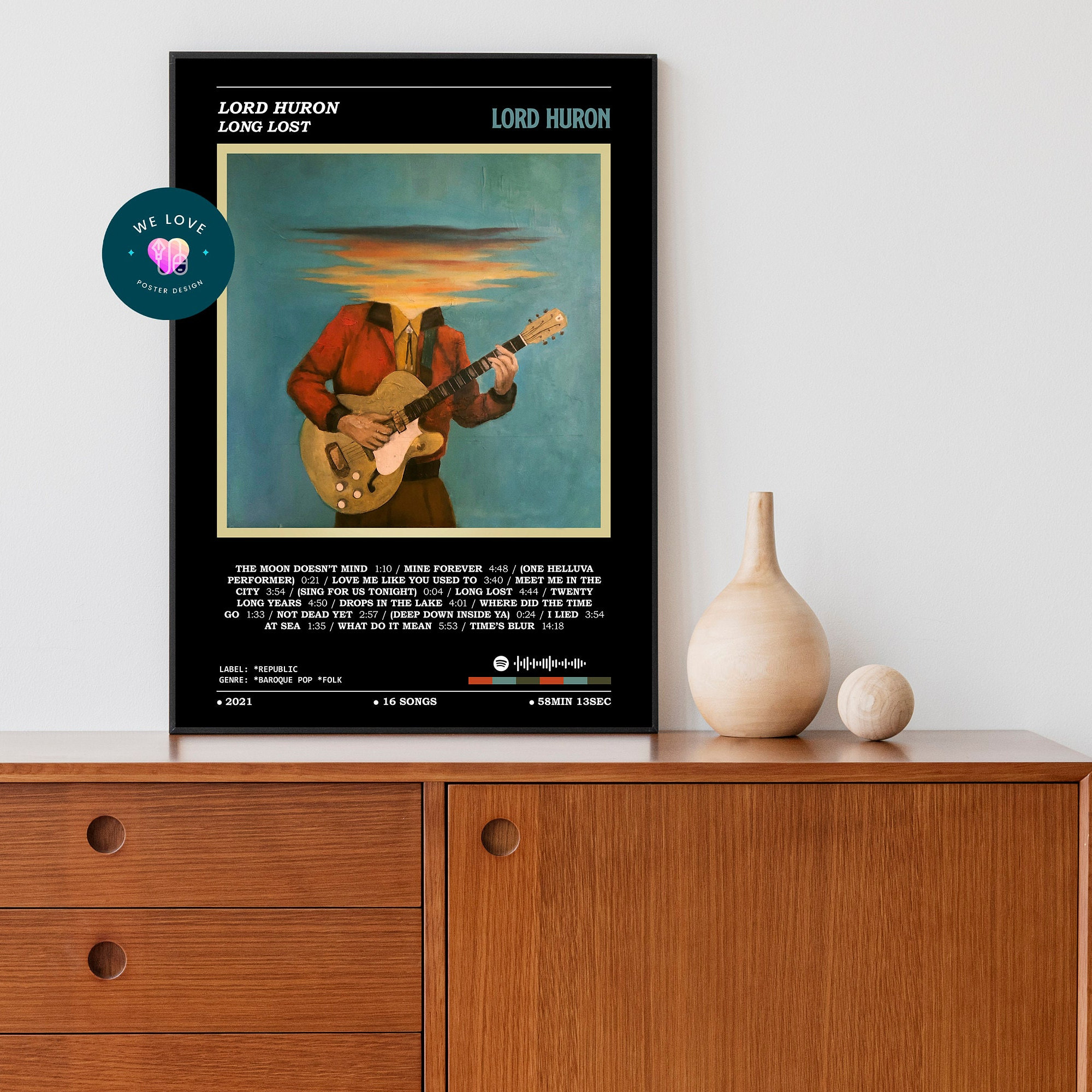 Lord Huron - Long Lost Album Poster / Lord Huron Poster