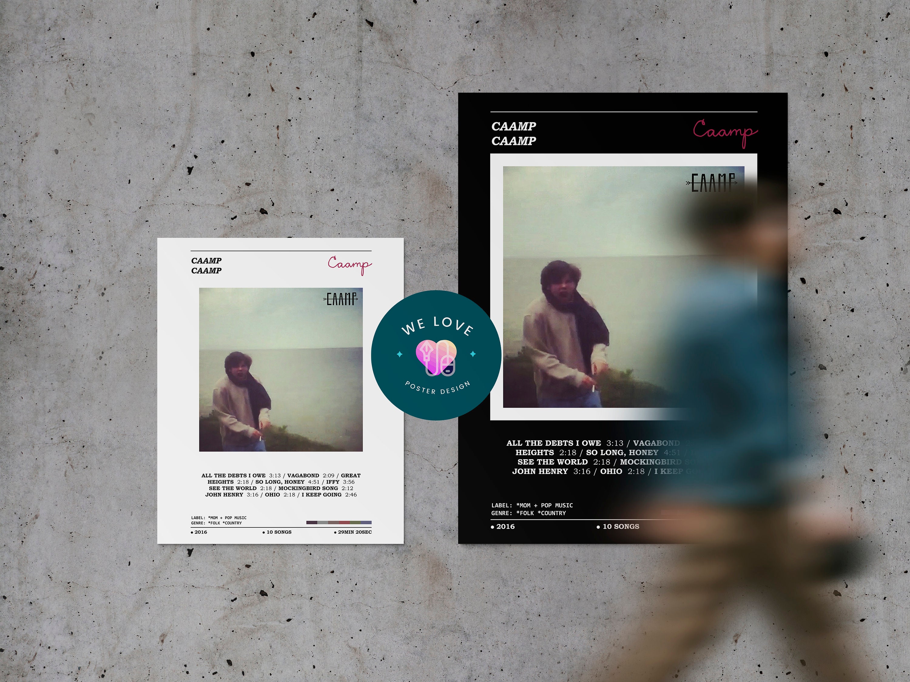 Caamp - Caamp Album Poster / Caamp Poster / Album Cover Poster