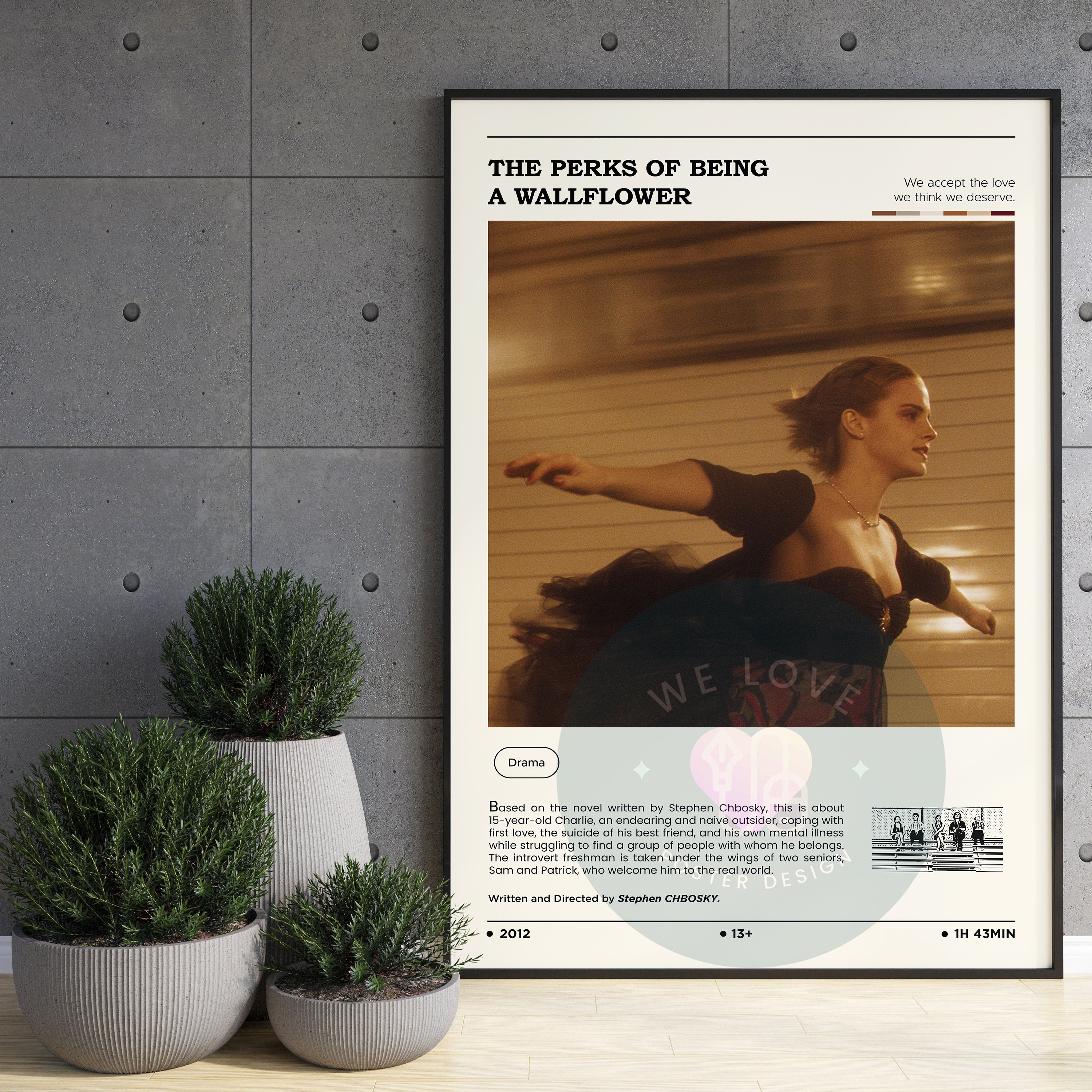 The Perks Of Being A Wallflower Book Poster