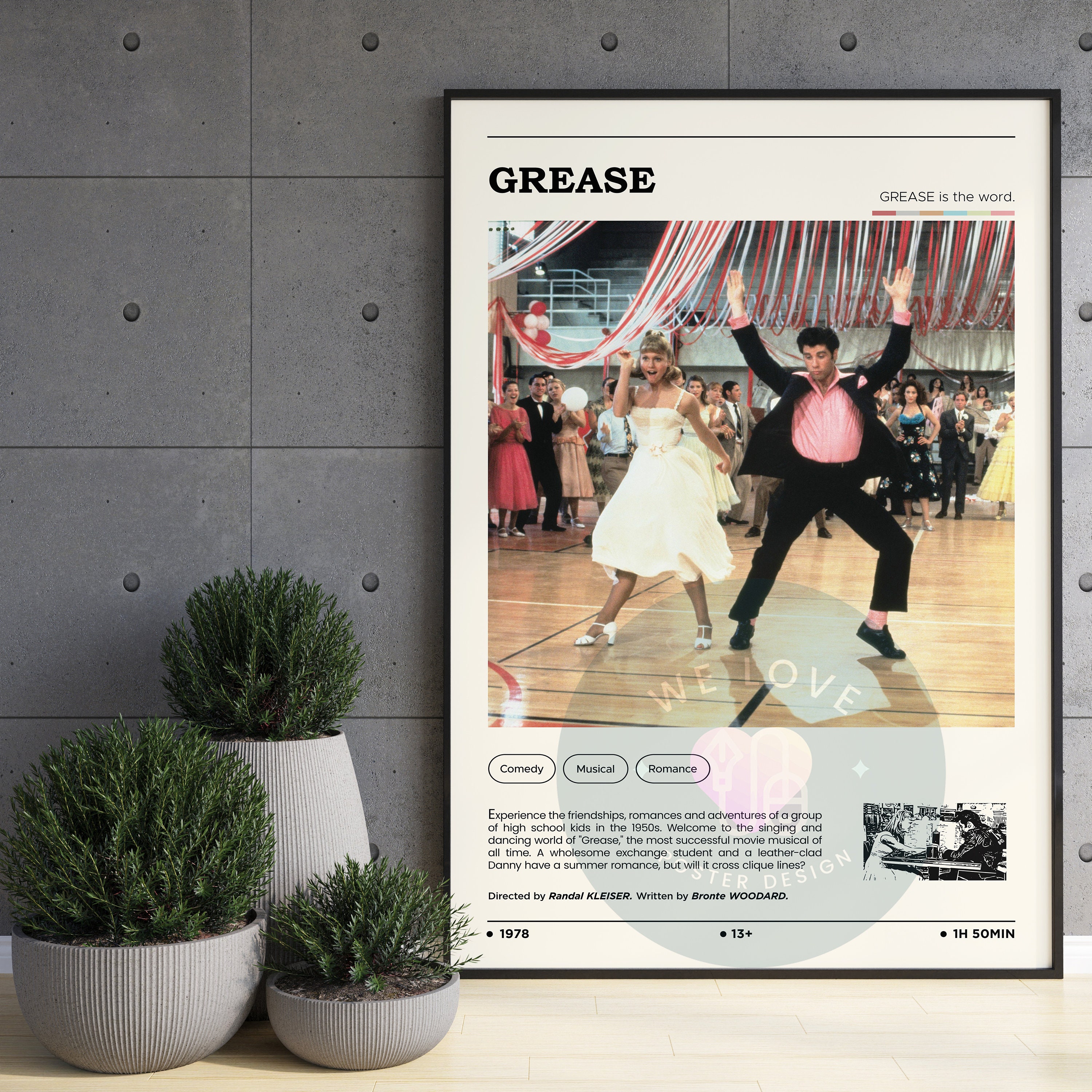 Grease High School Posters