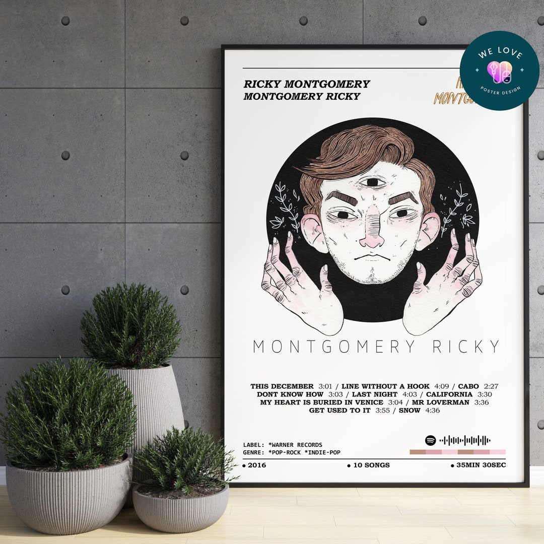 Ricky Montgomery Montgomery Ricky Poster / Ricky Montgomery - Etsy
