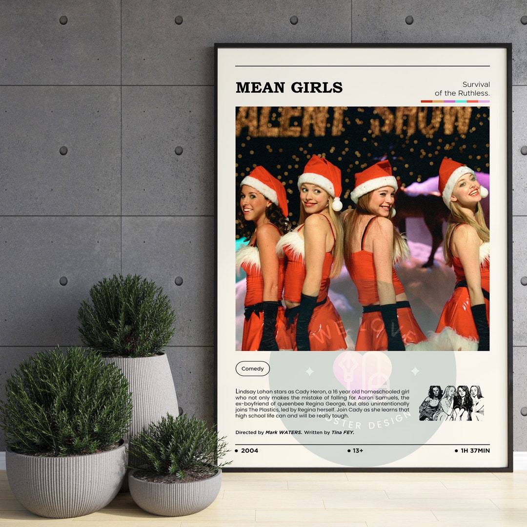 Mean Girls Movie Poster / Mean Girls Poster / Modern Art Print - Etsy