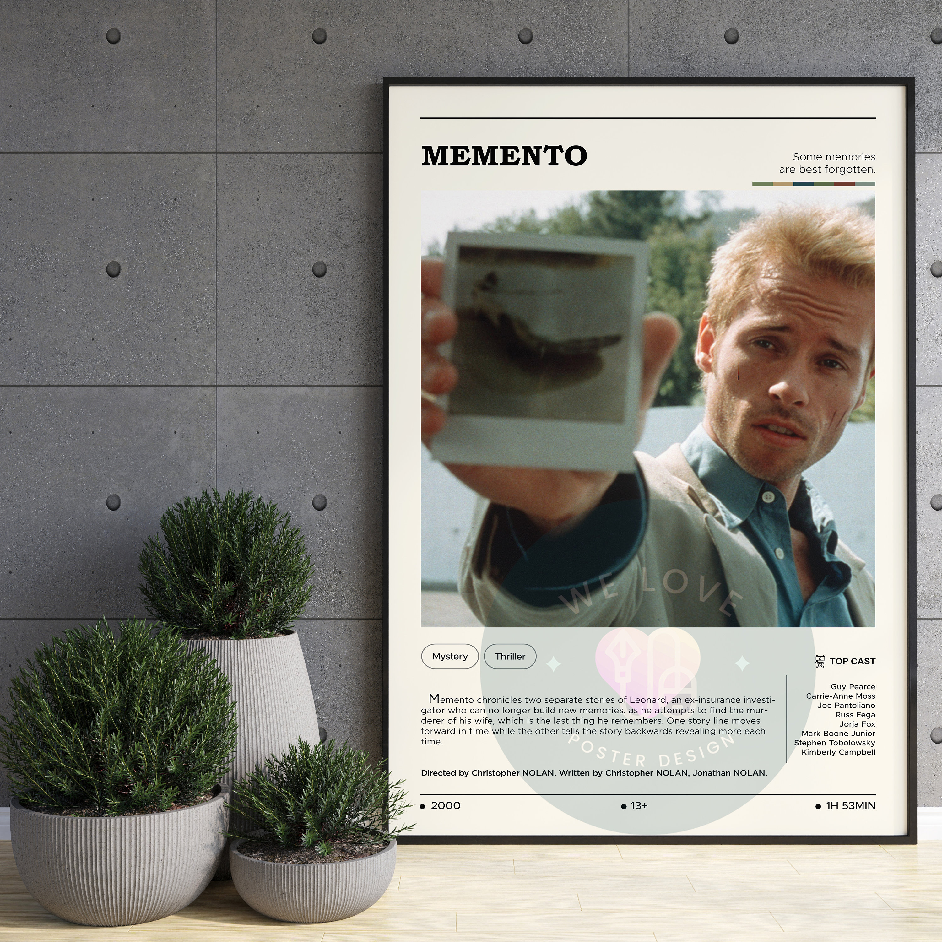 Memento Movie Poster / Memento Poster / Modern Art Print / - Etsy