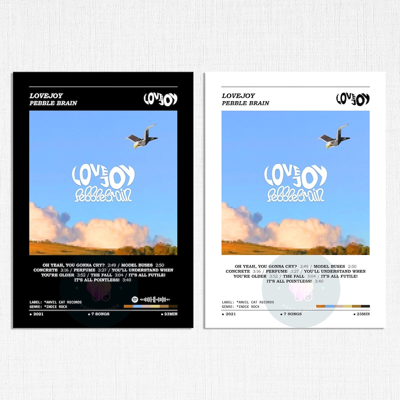 Set of 3 Lovejoy Poster / Lovejoy Poster / Album Cover Poster - Etsy